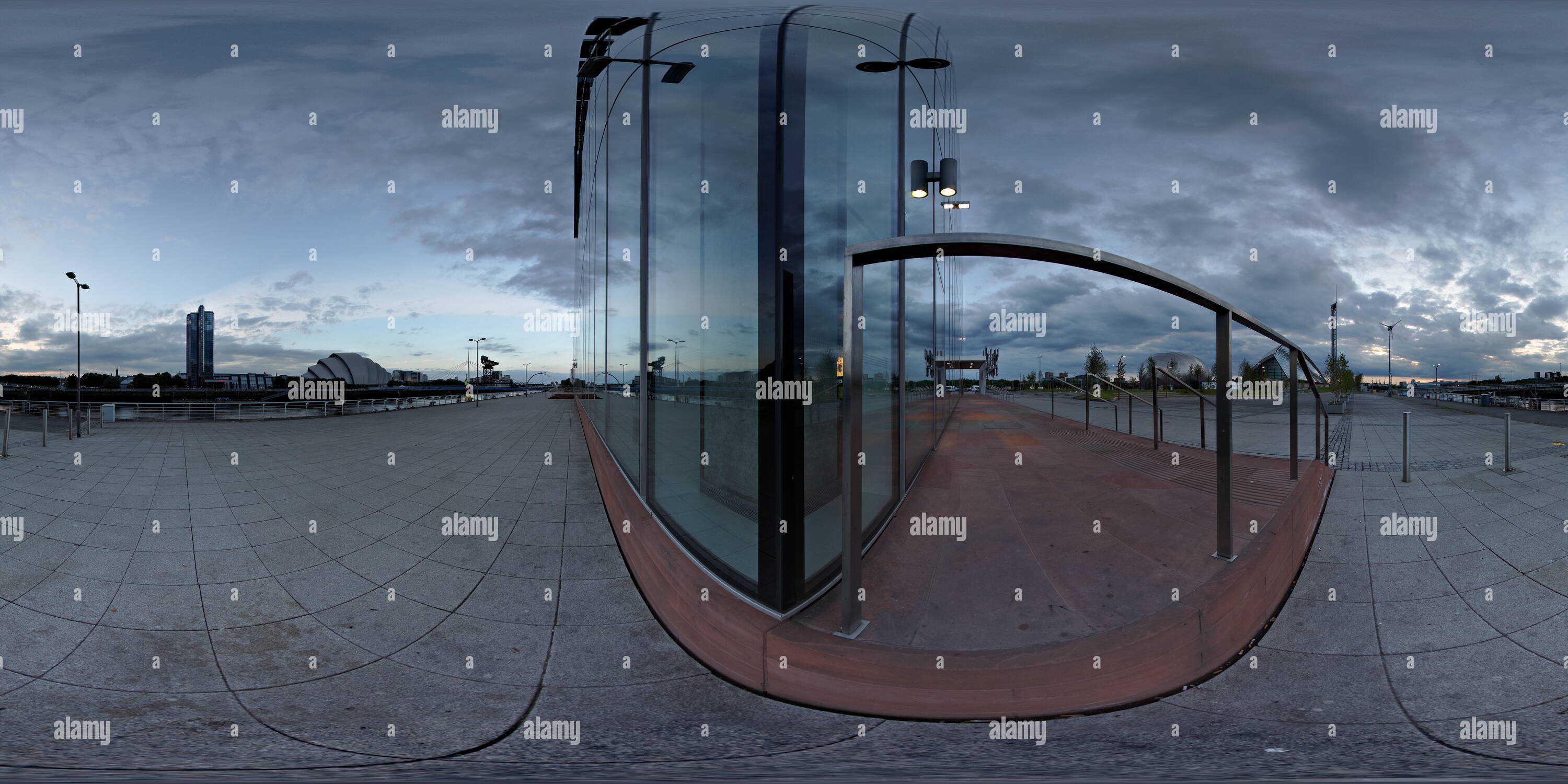 360° view of BBC Scotland Building Corner - Alamy