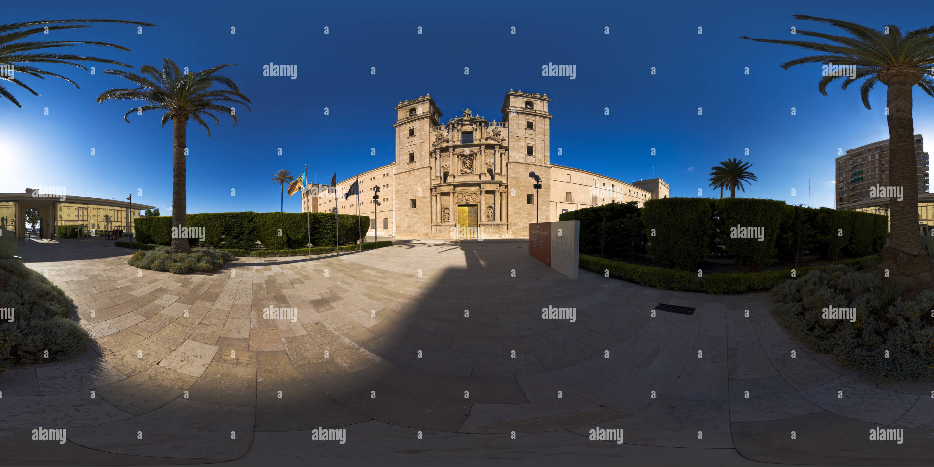 360° view of Main Library of Valencian Community - Alamy