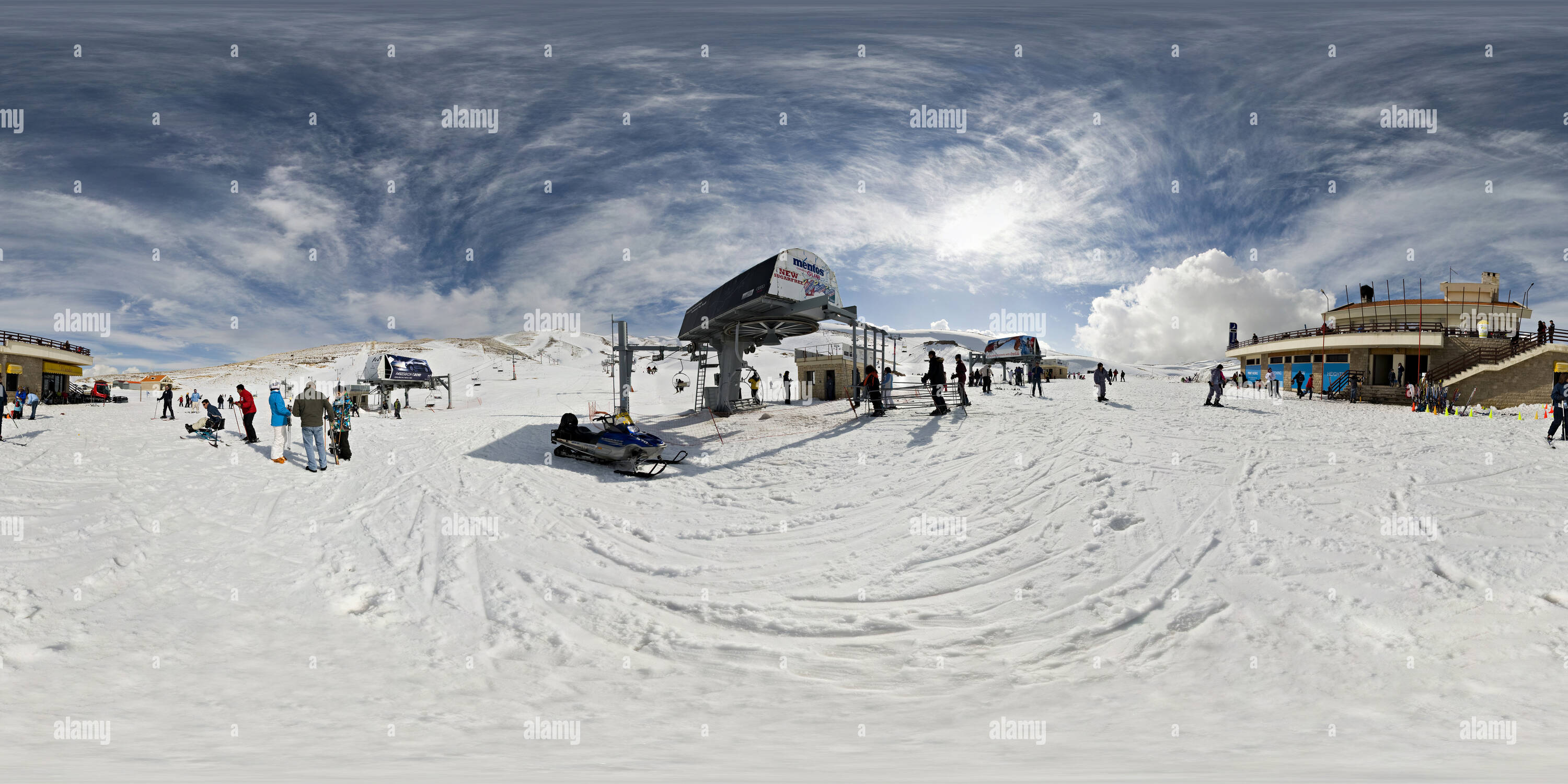 360° view of Skiing in Lebanon - Alamy