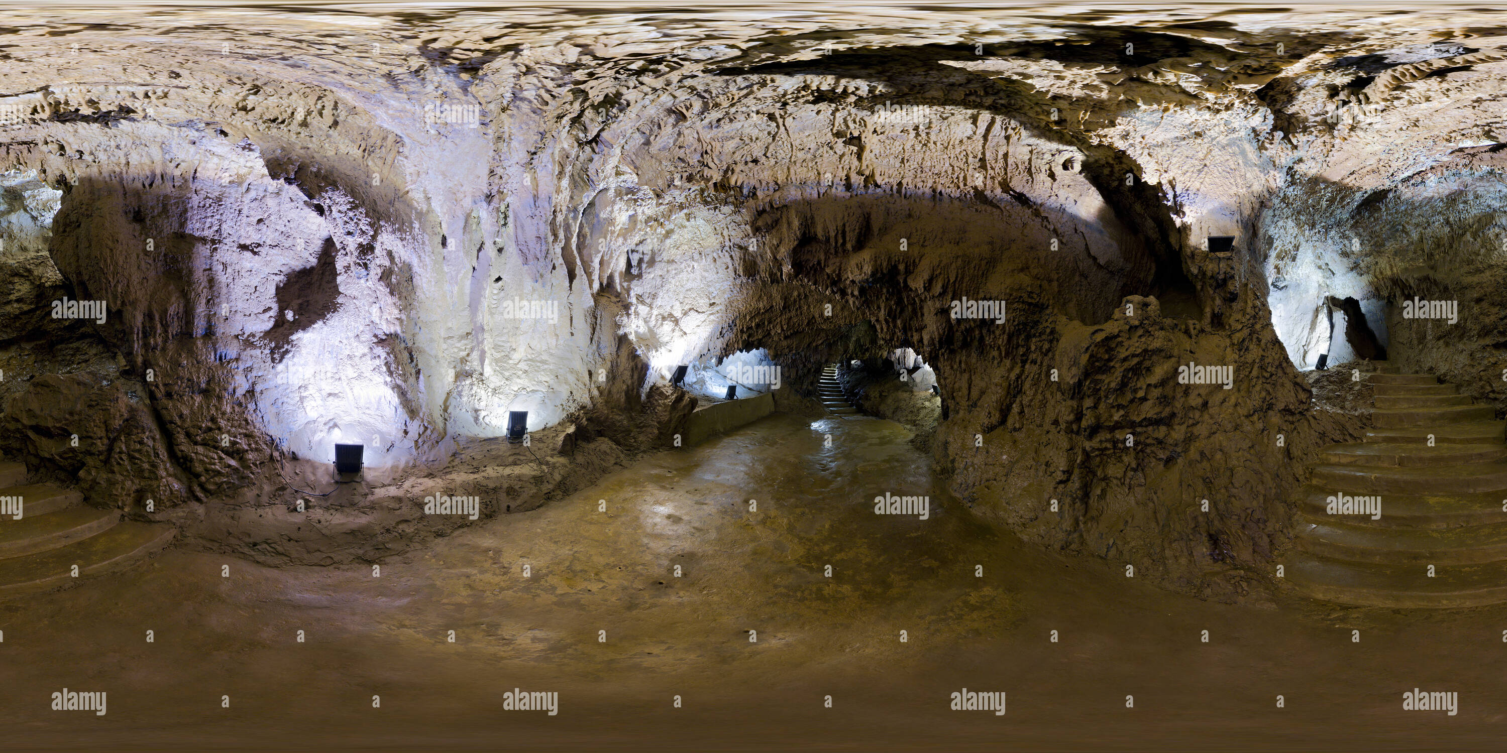 360° view of Mebaaj Grotto Cave Kesserouan Lebanon - Alamy