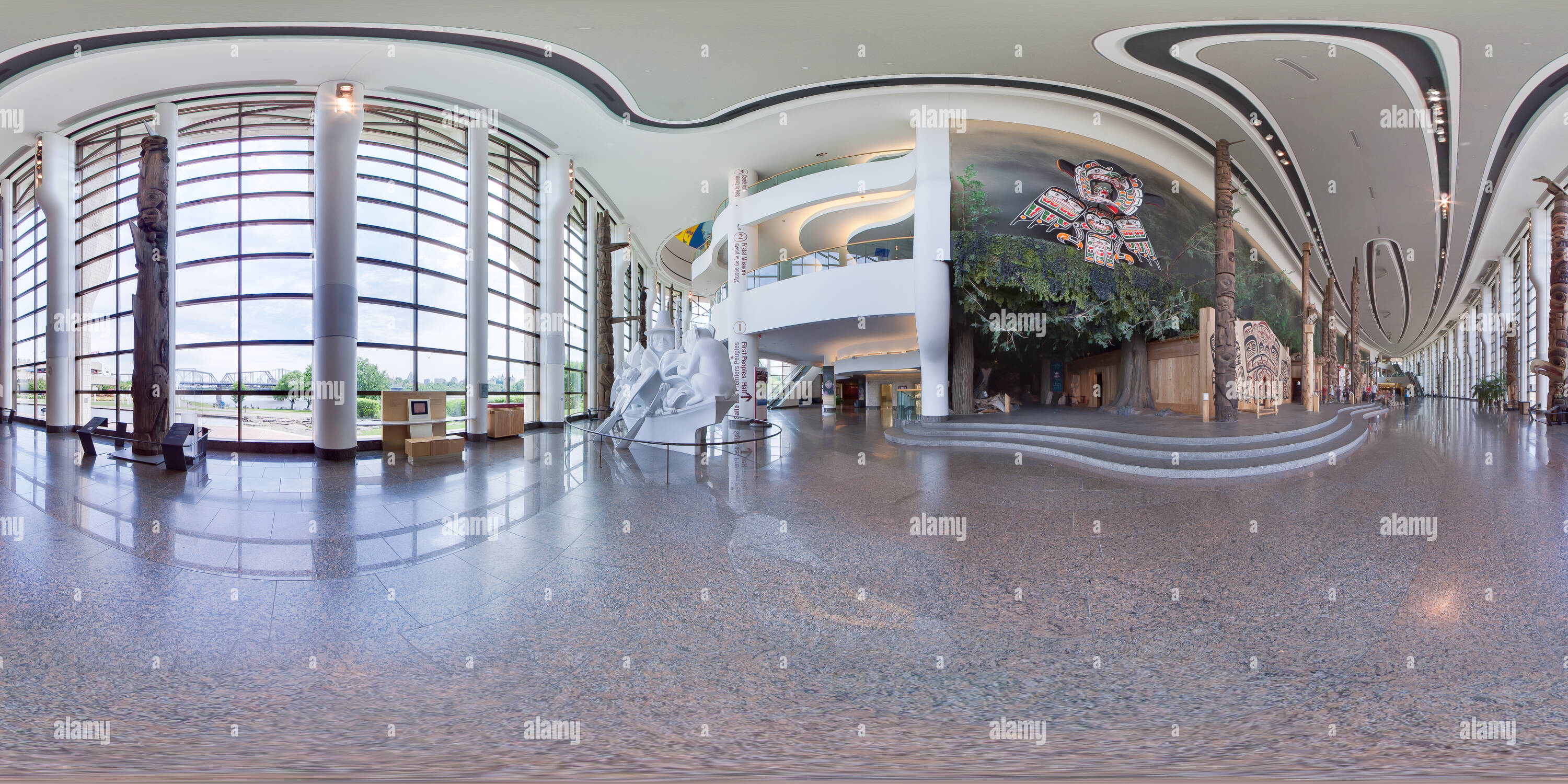 360° view of Canadian Museum of Civilization - Alamy
