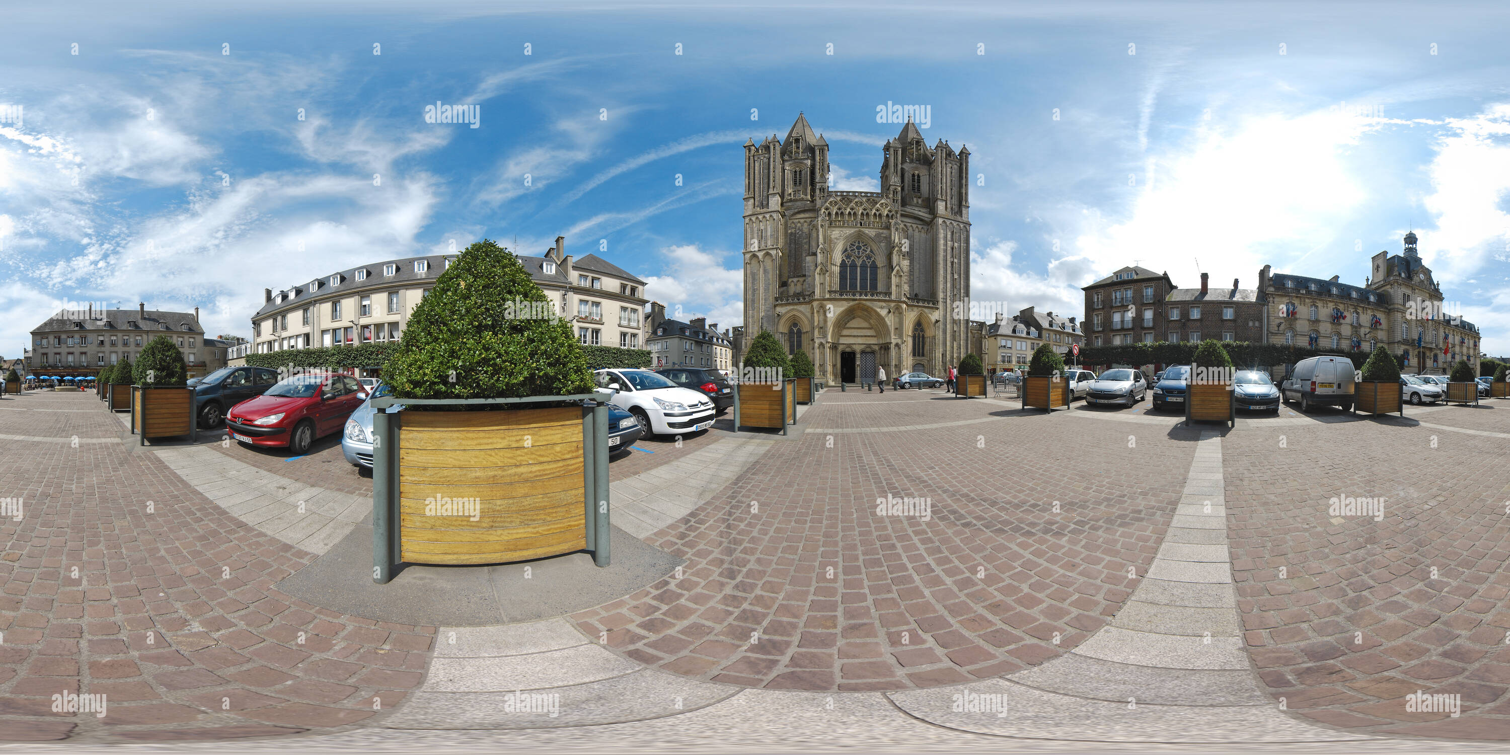 360° view of Cathédrale de Coutances - France - Alamy