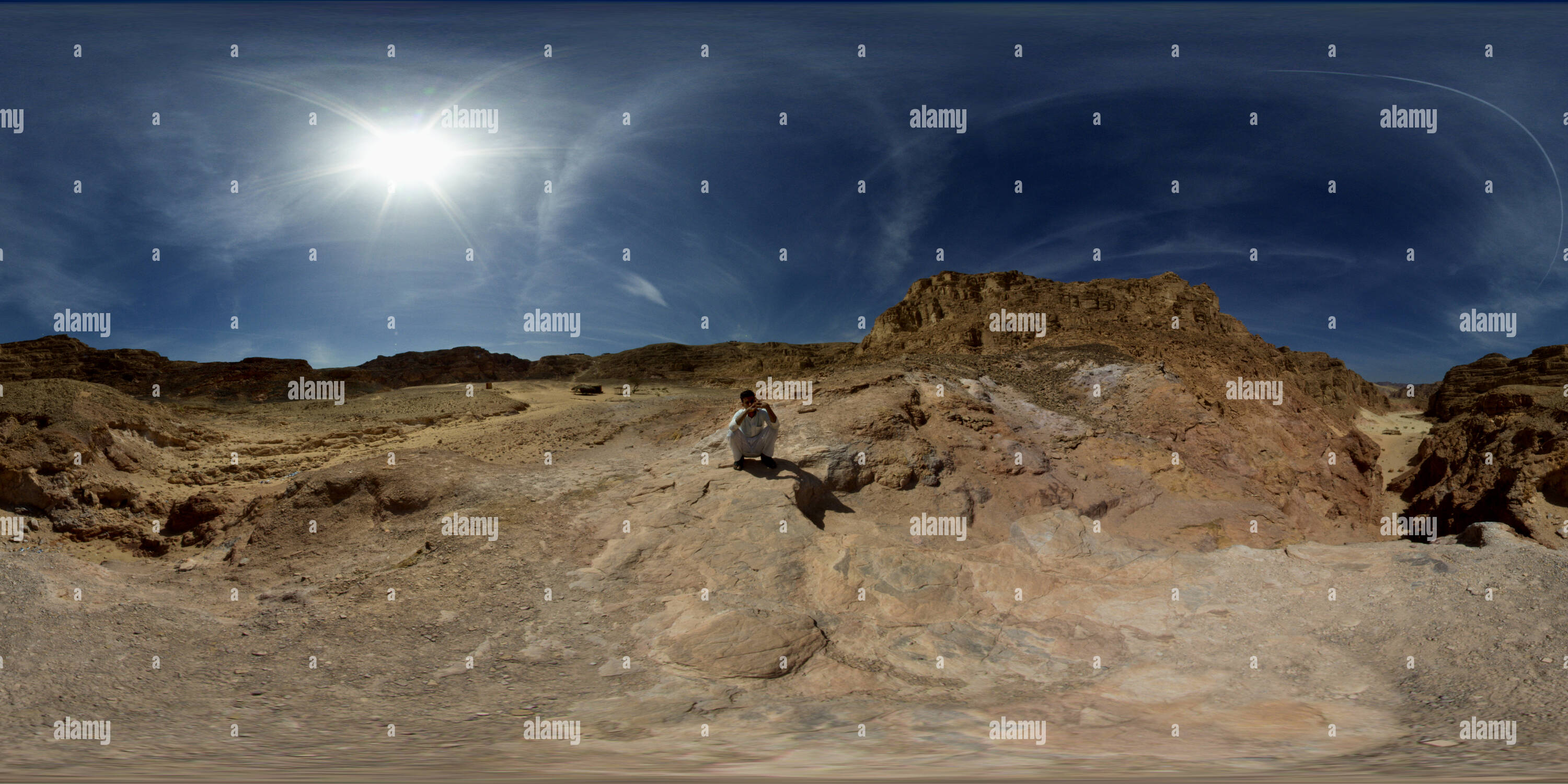 360° view of Colored Canyon - The Final Ascent - Alamy