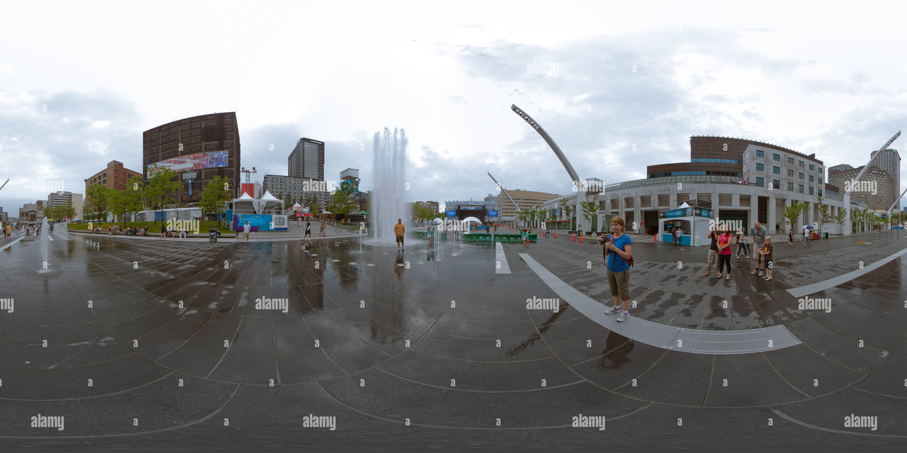 360° view of Place des Festivals - Alamy