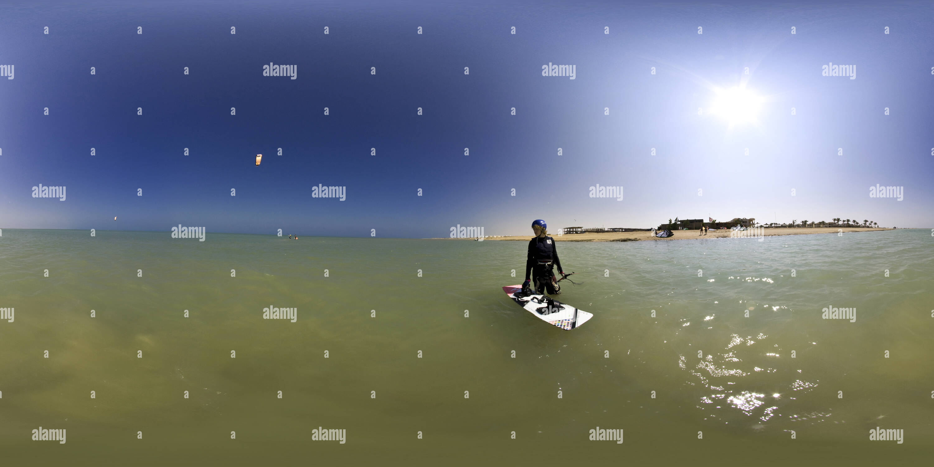 360° view of Waiting for wind - Alamy