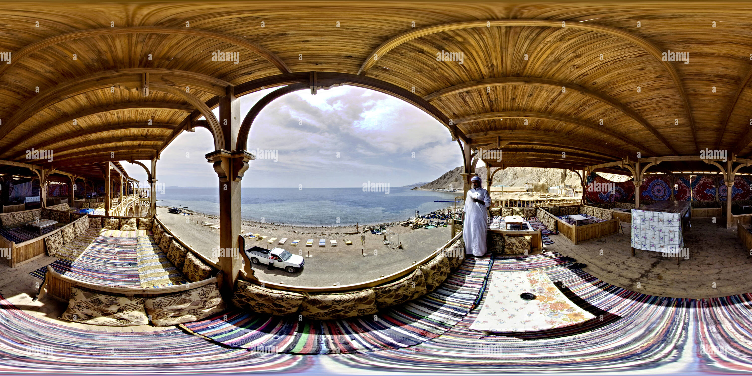 360° view of The Blue Hole, Dahab - Alamy