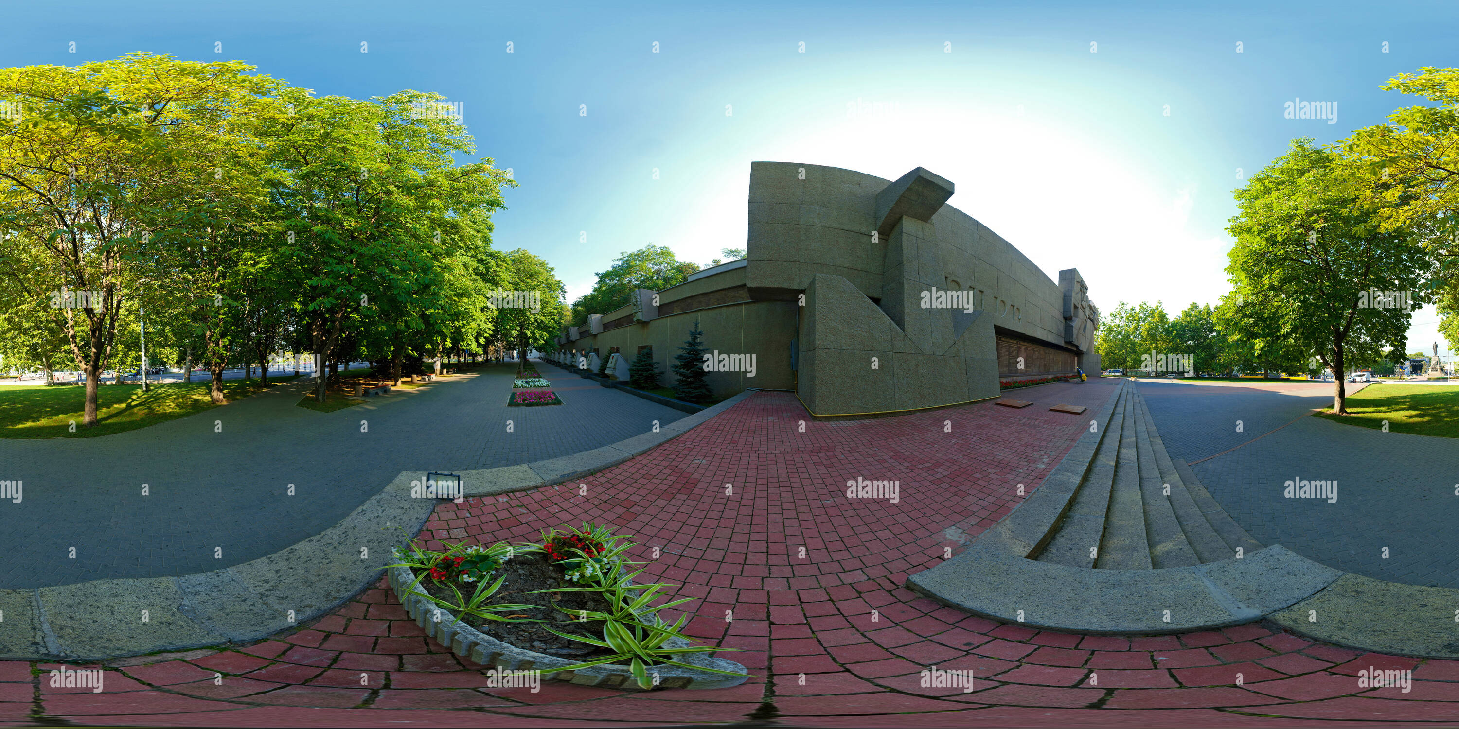 360° view of Sevastopol post number 1 square Nakhimov - Alamy