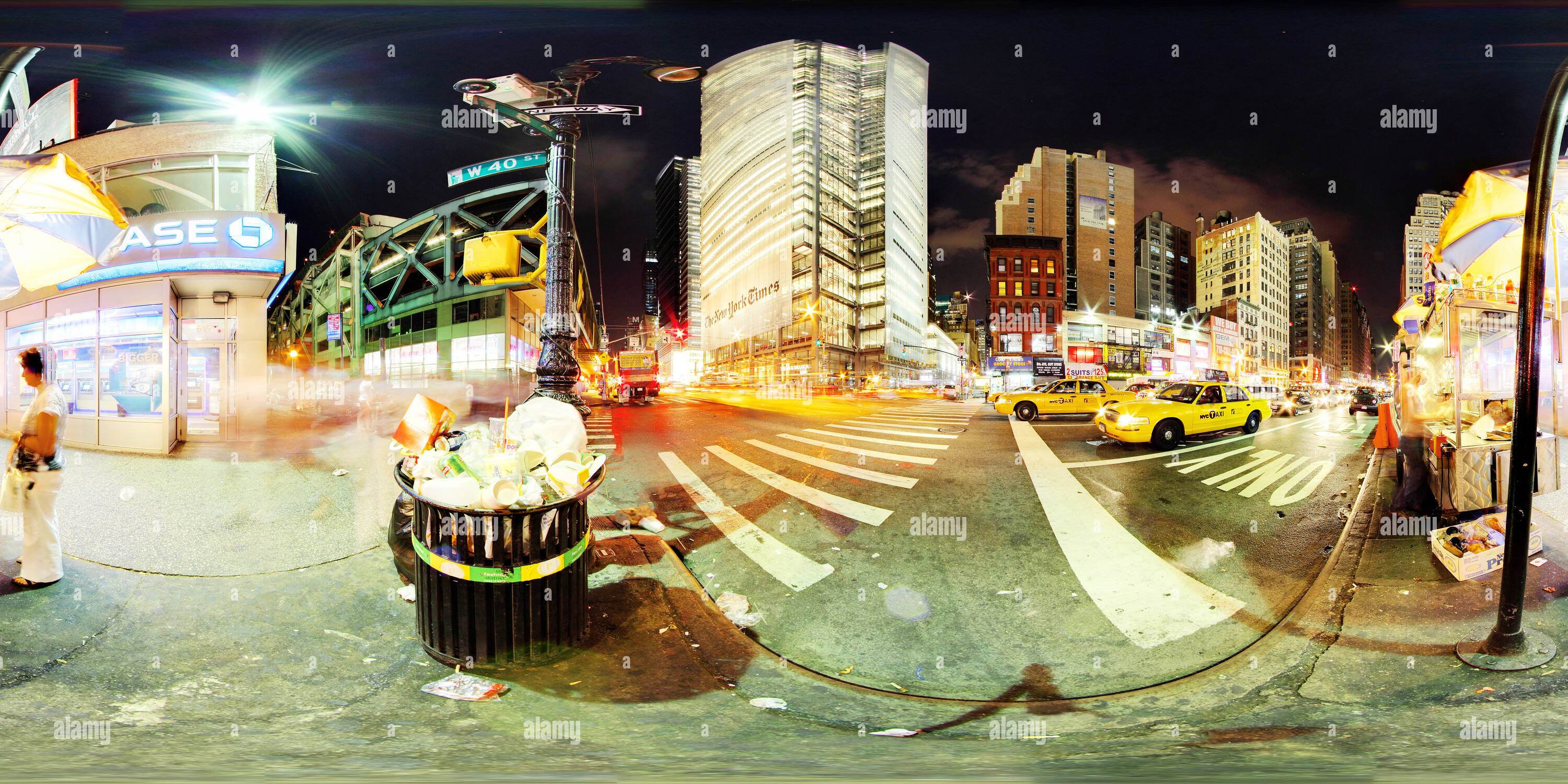 360 View Of June2010 New York Times Bld Alamy