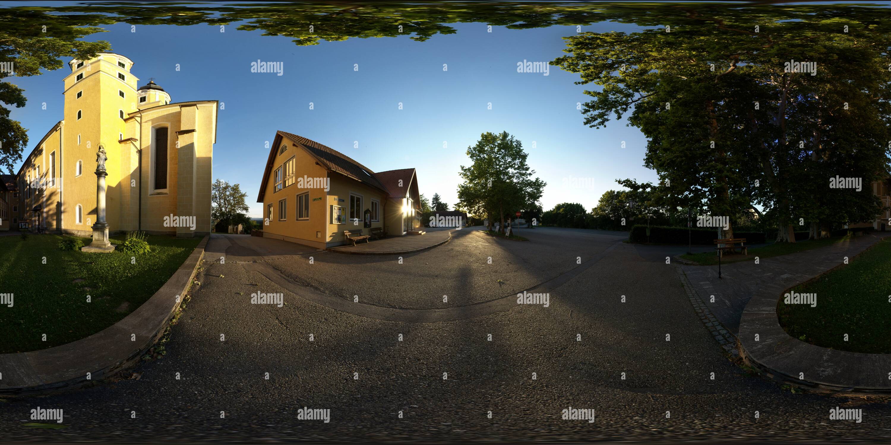 360° view of Stainz Kirche Aussen - Alamy