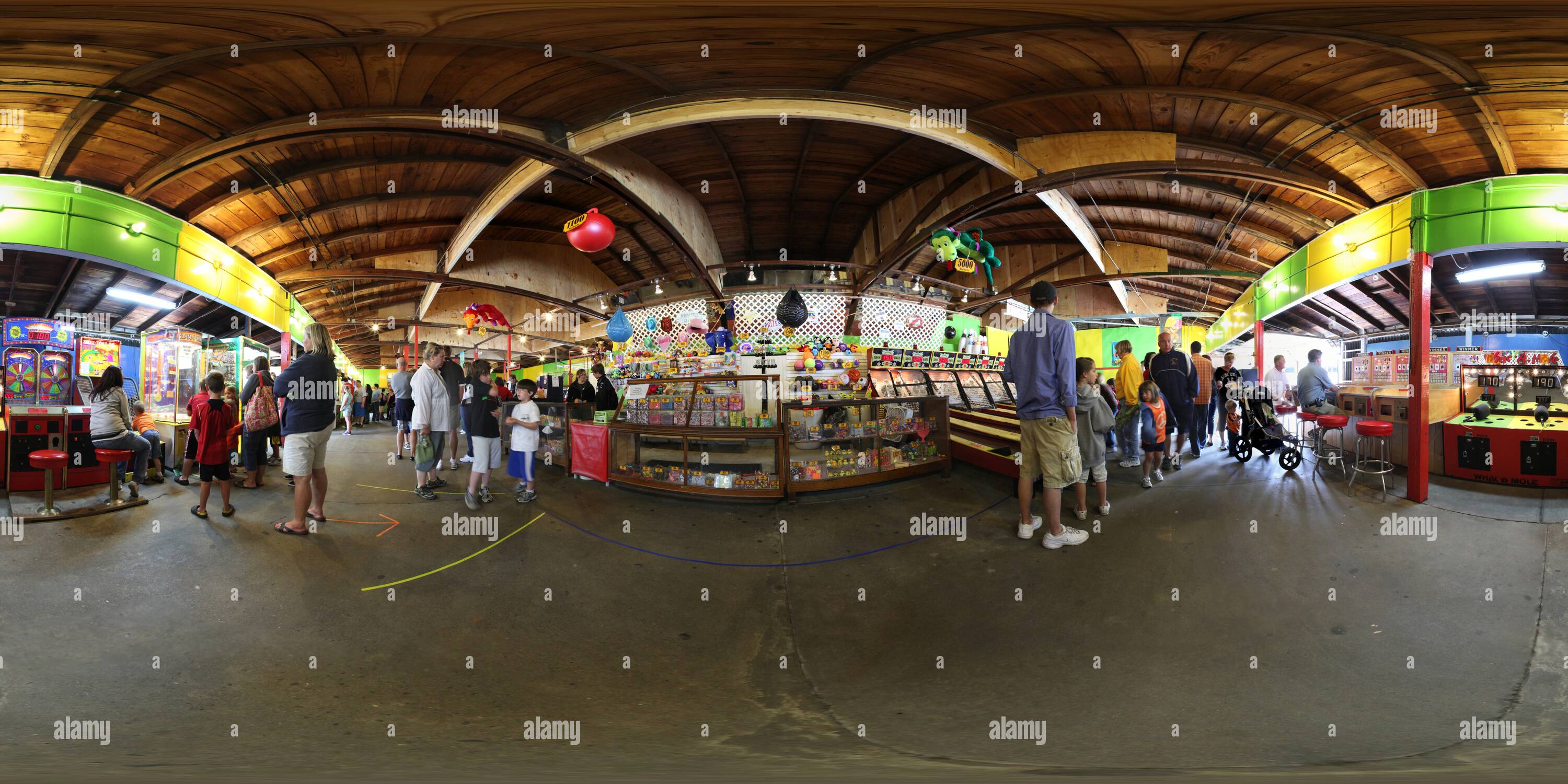 360° view of Arcade at Historic Midway State Park - Alamy