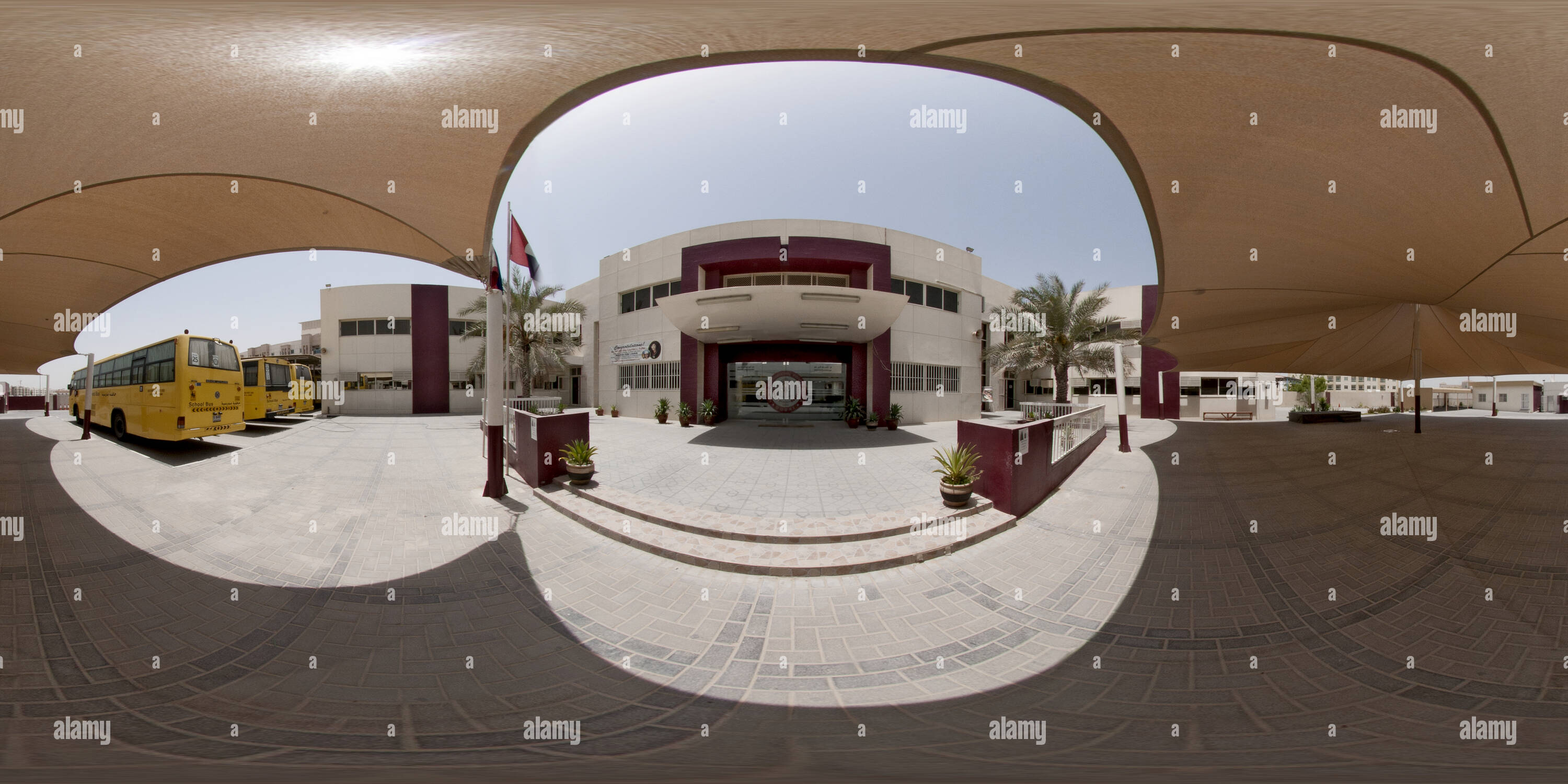 360° view of The United International Private School-Dubai - Alamy
