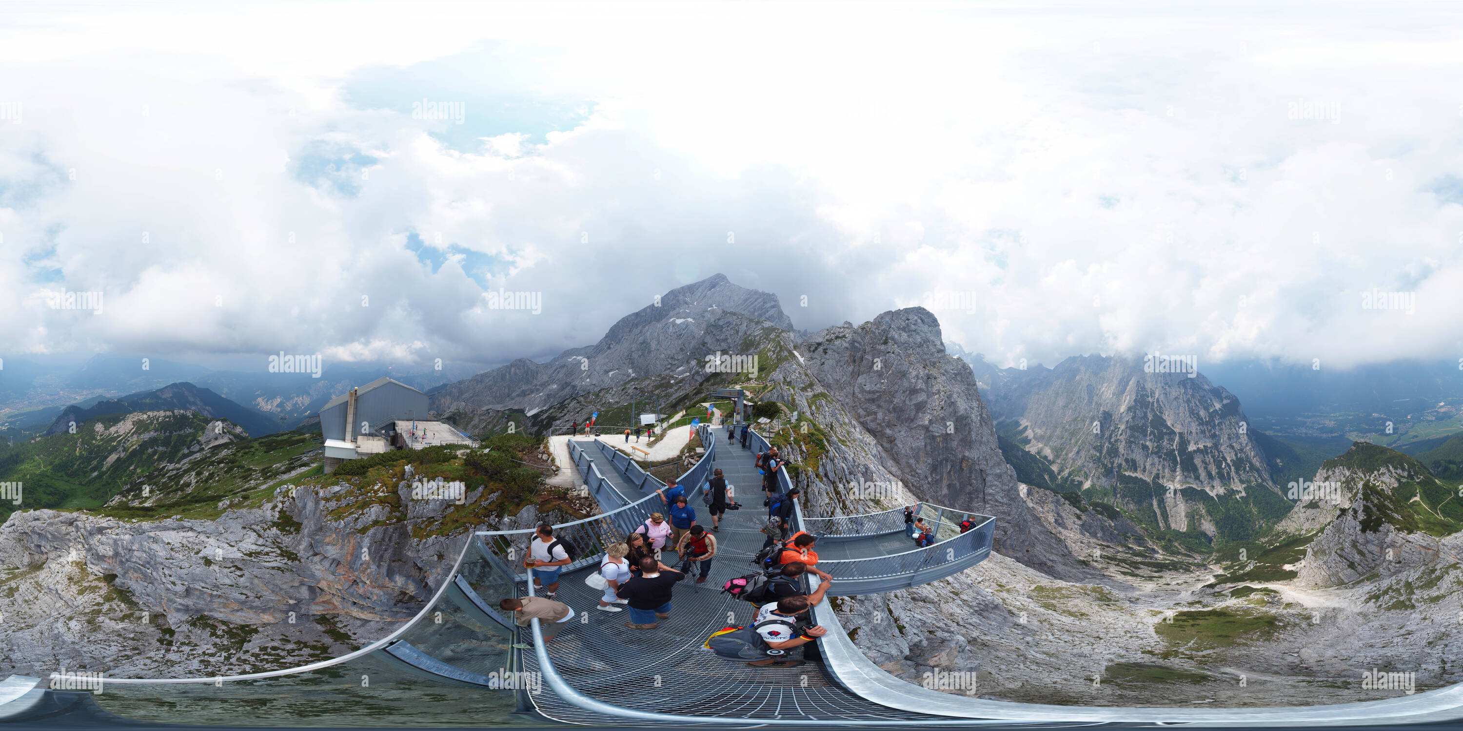 360° view of View from the top AlpspiX Platform - Alamy