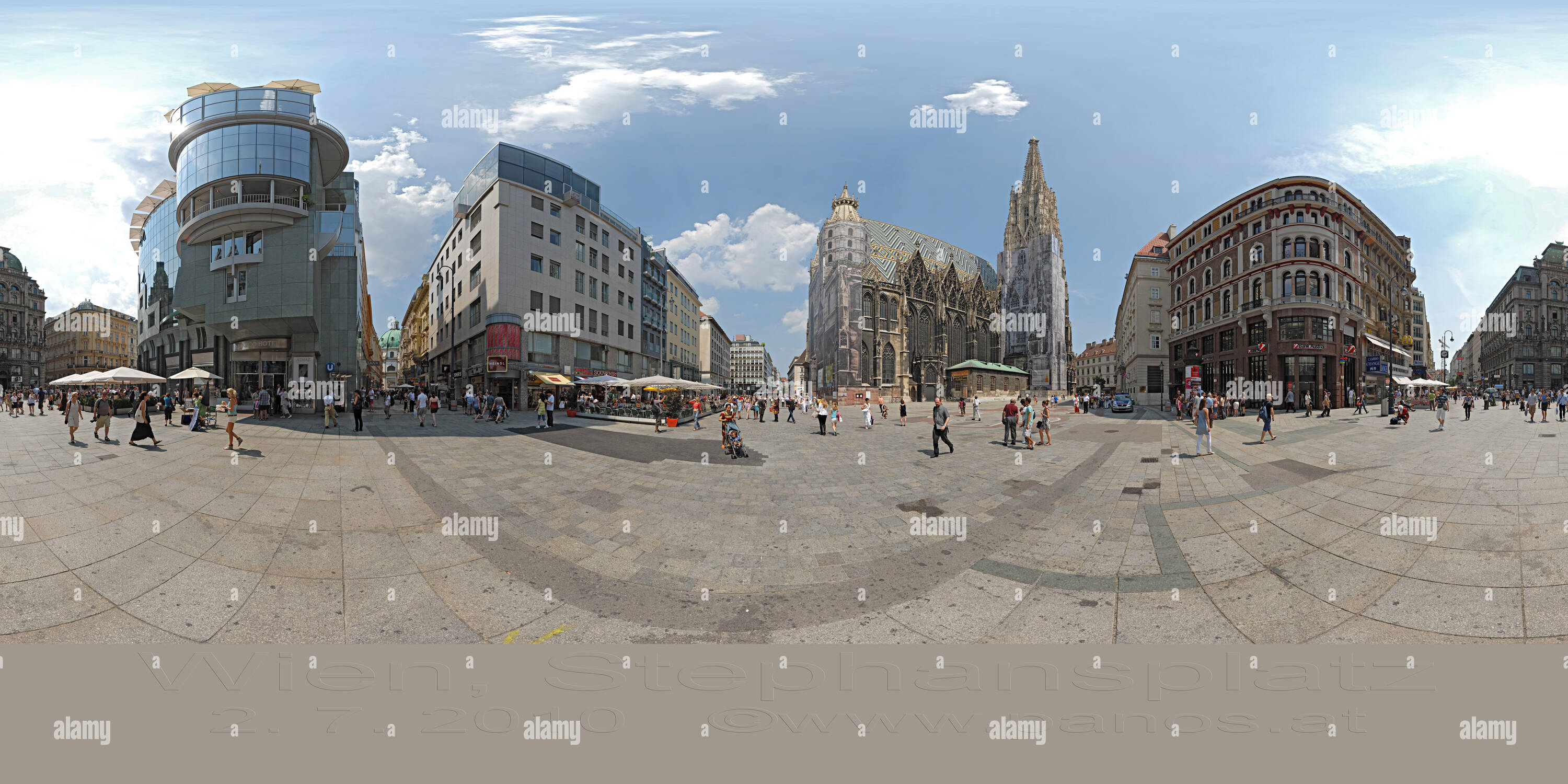 360° view of High Resolution Stephansplatz in Vienna - Alamy