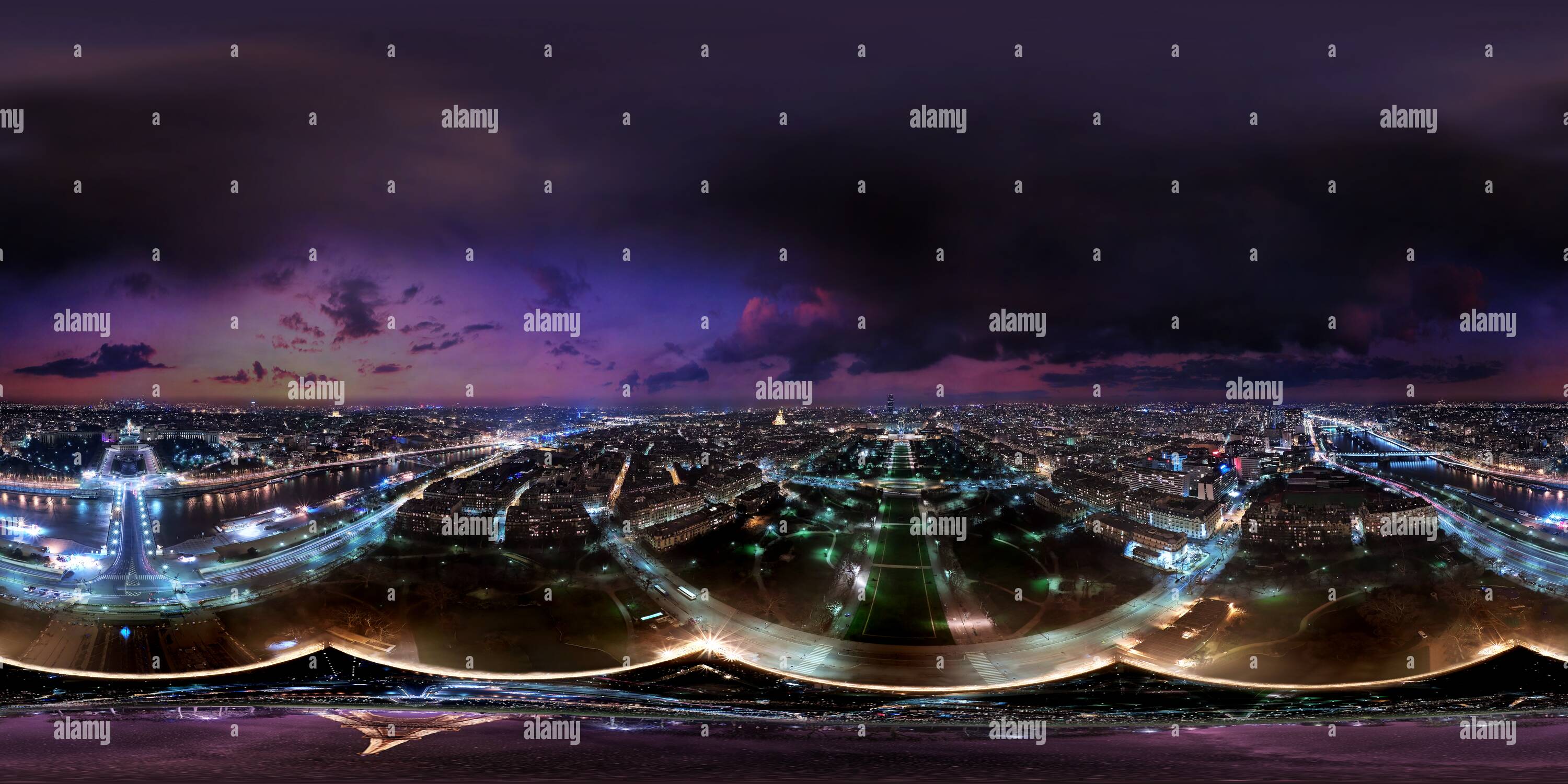 360° view of View from Eiffel Tower - Alamy