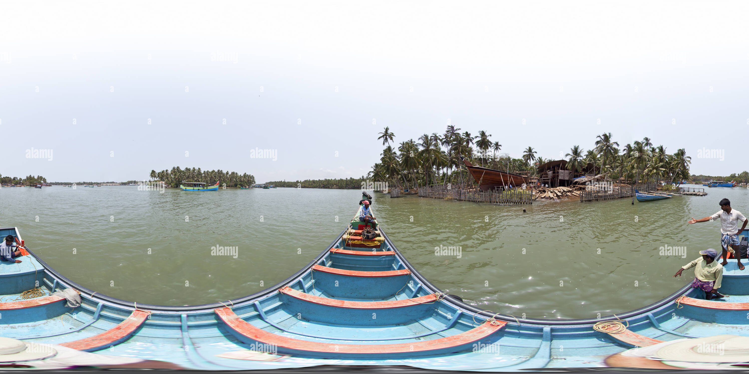 360° view of Beypore Port Boat Yard - Alamy