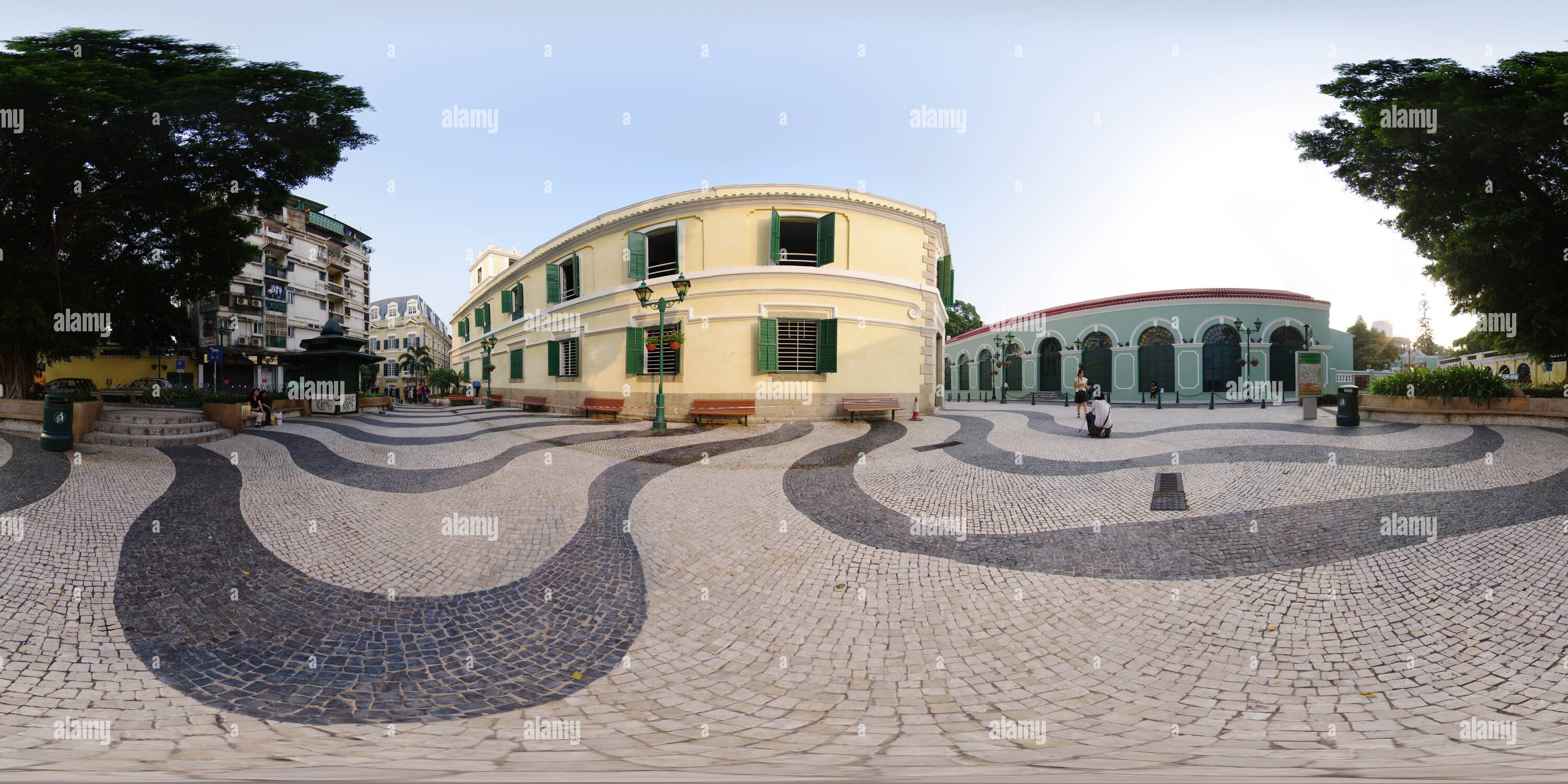 360° view of St. Augustine's Square - Alamy