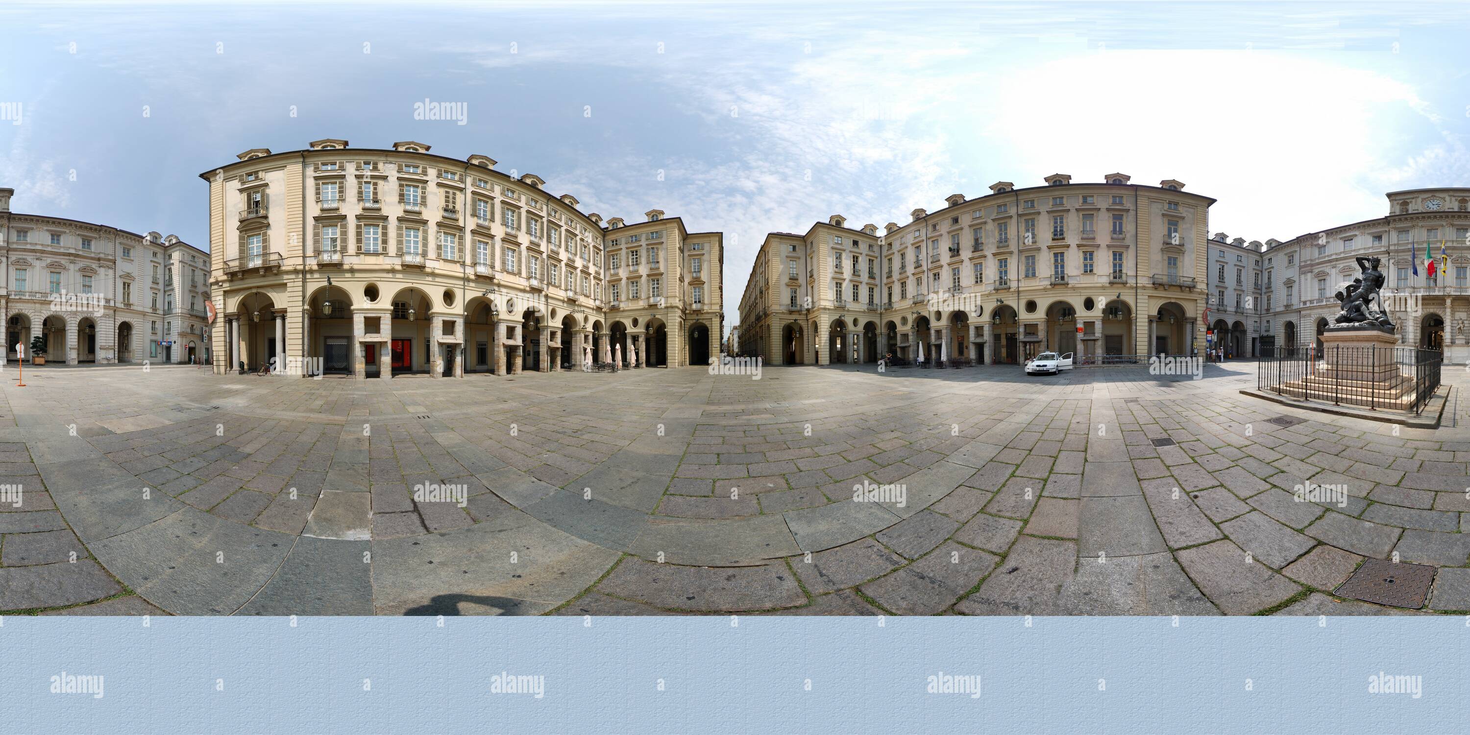 360° view of Piazza Palazzo di Città - City Hall Square - Alamy