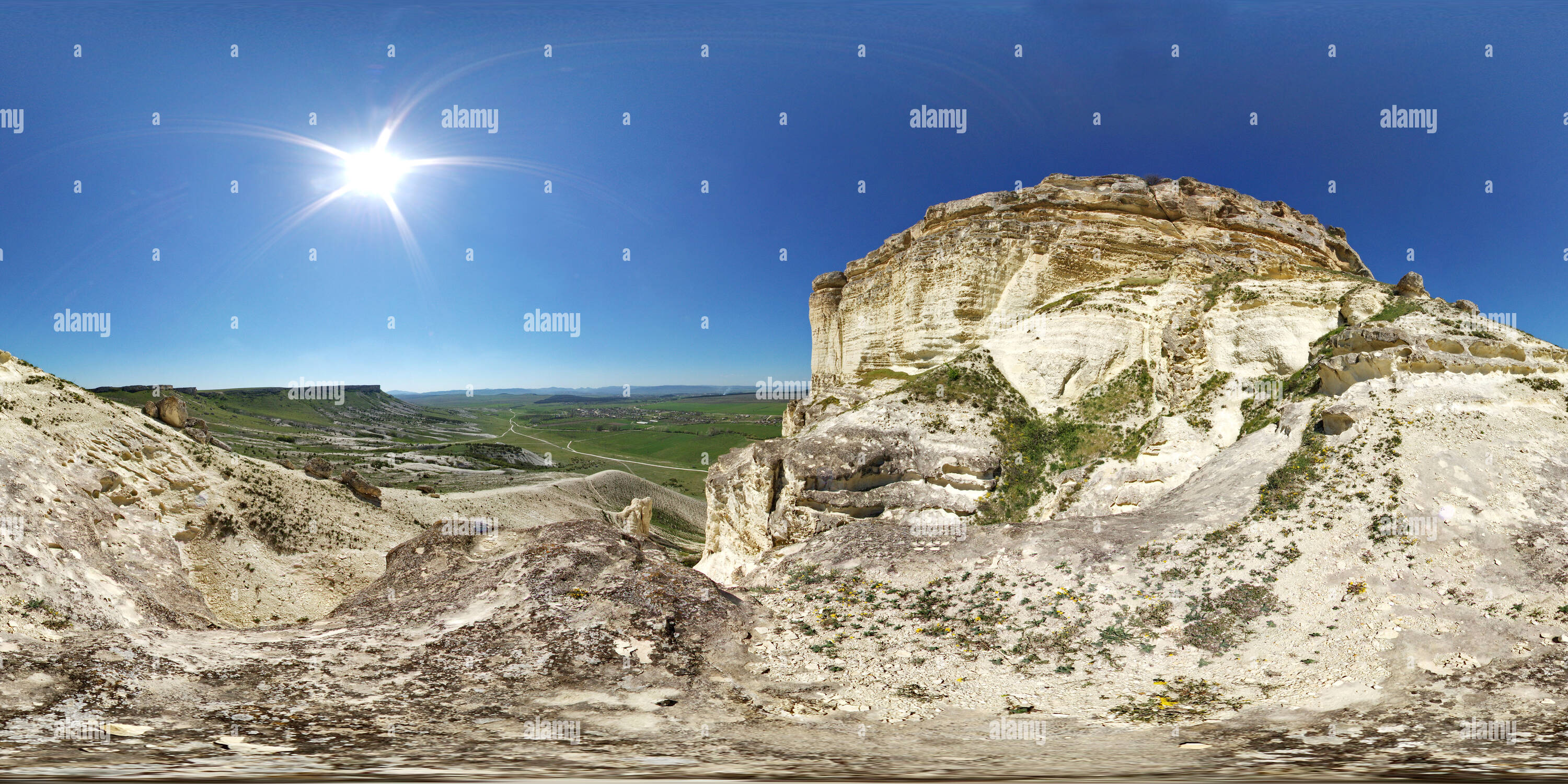 360° view of White Rock 1 - Alamy