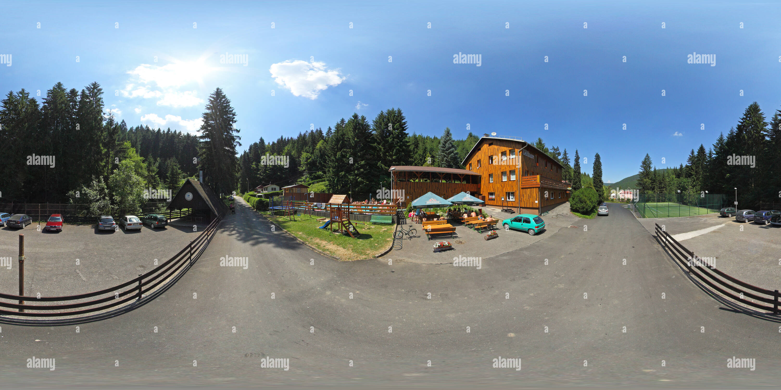 360° view of Horní Lomná - chata Lačnov - Alamy