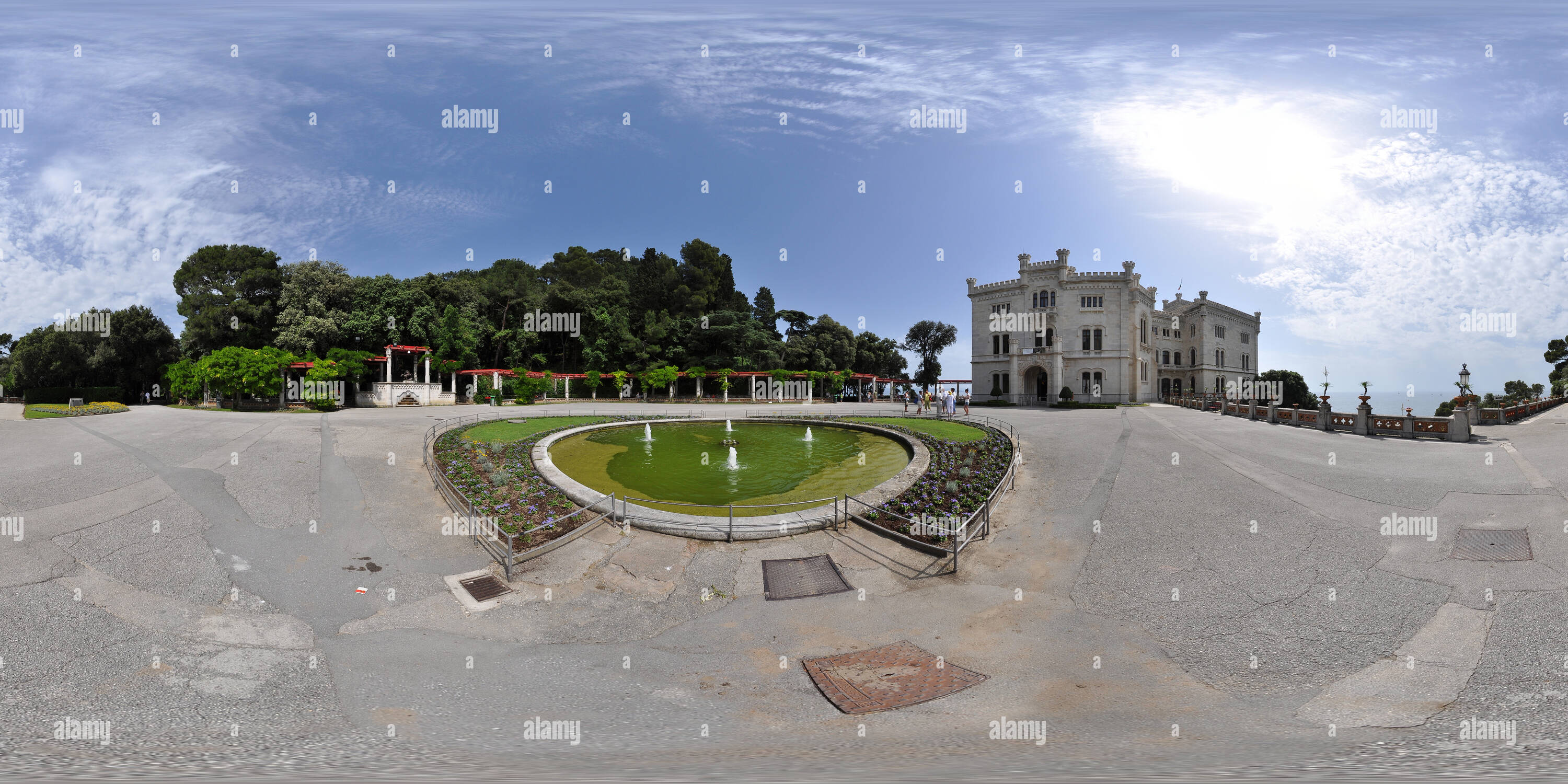 360° view of Miramare, Main entrance - Alamy