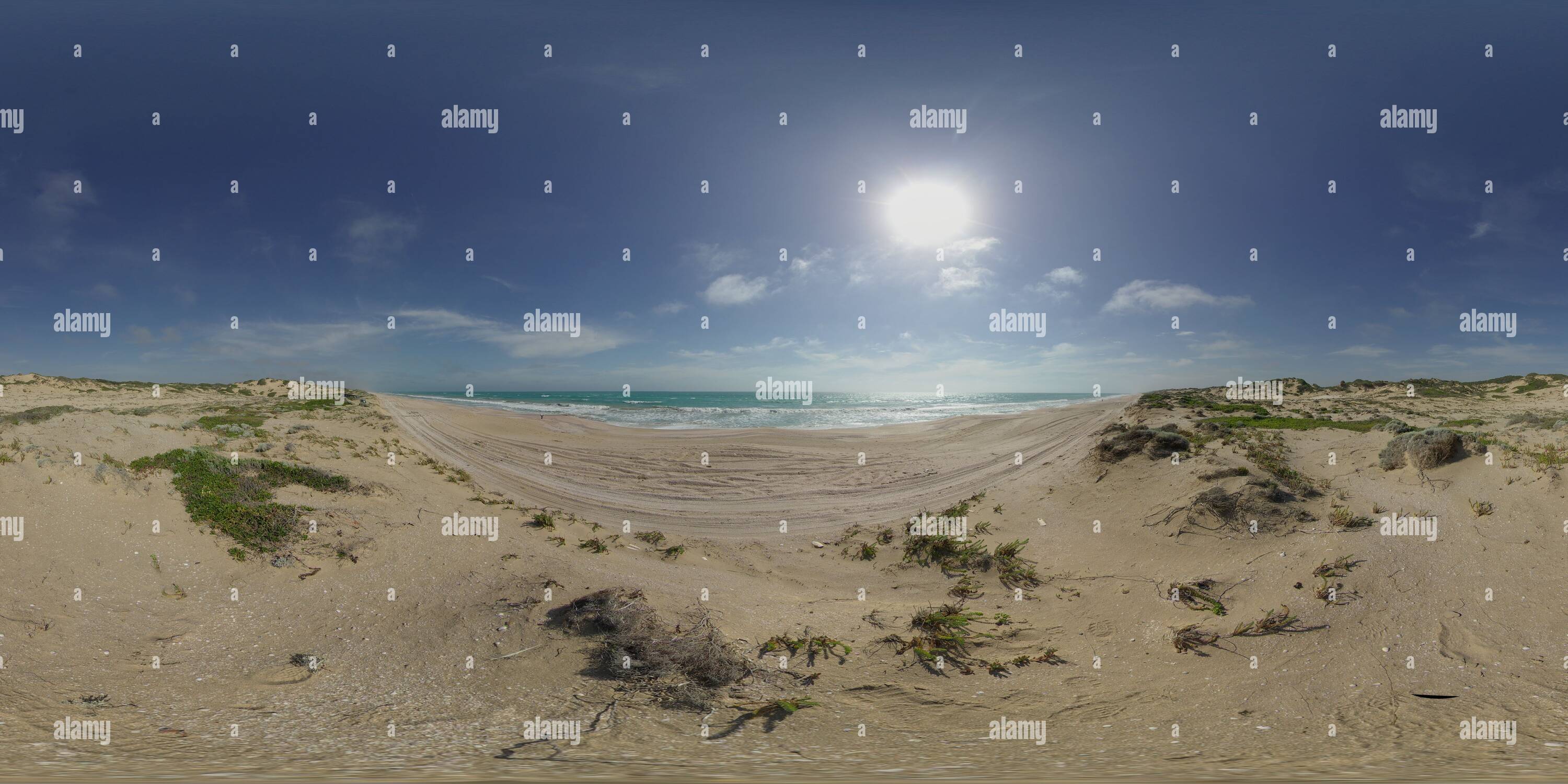360° view of Southern Ocean Beach - Alamy