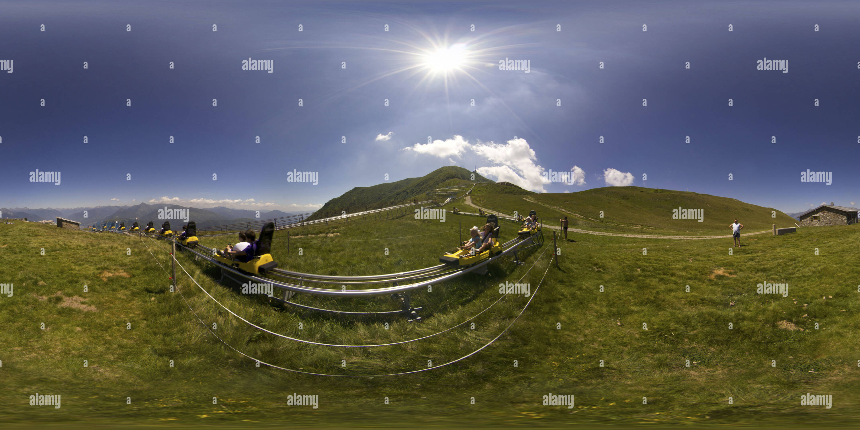 360° view of Monte Tamaro 3 - Alamy