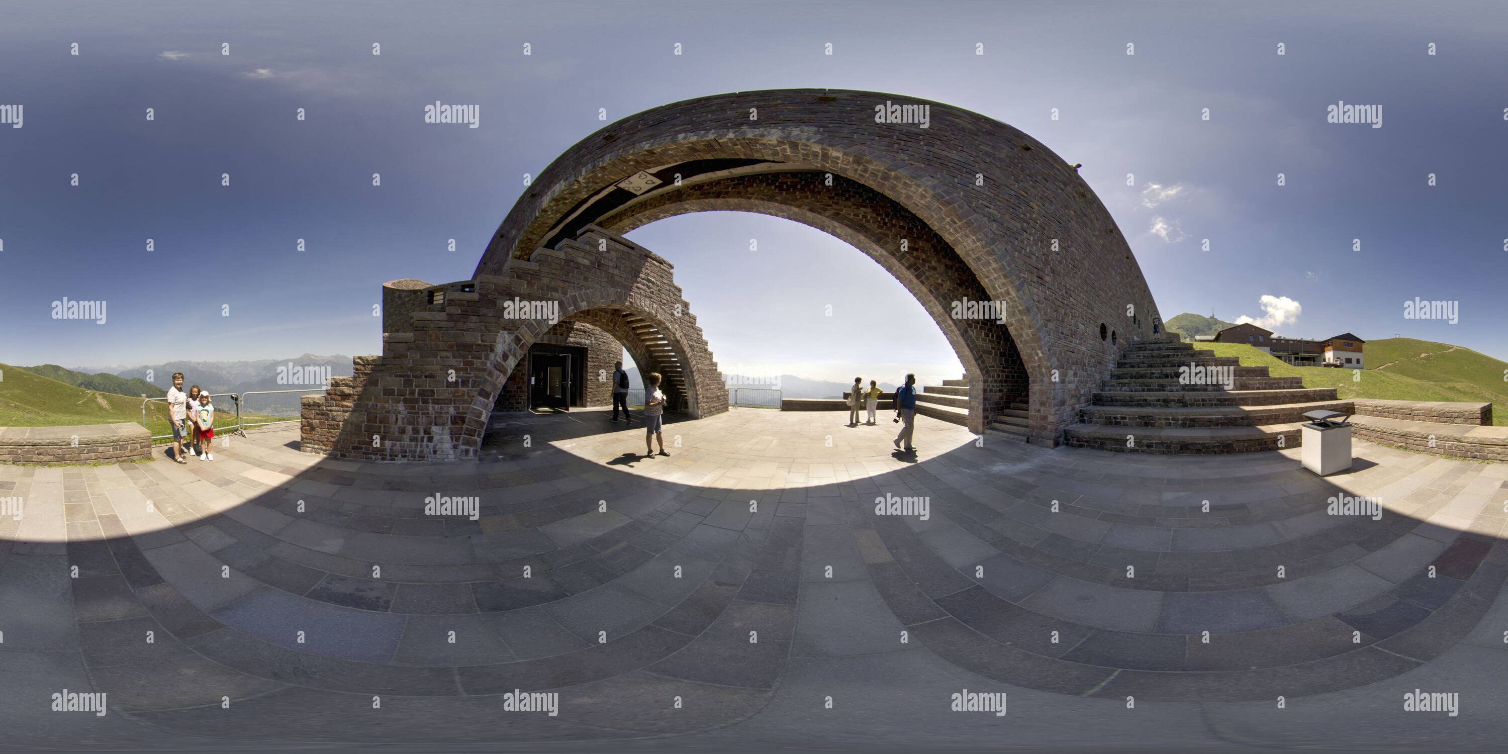 360° view of Monte Tamaro 13 - Alamy