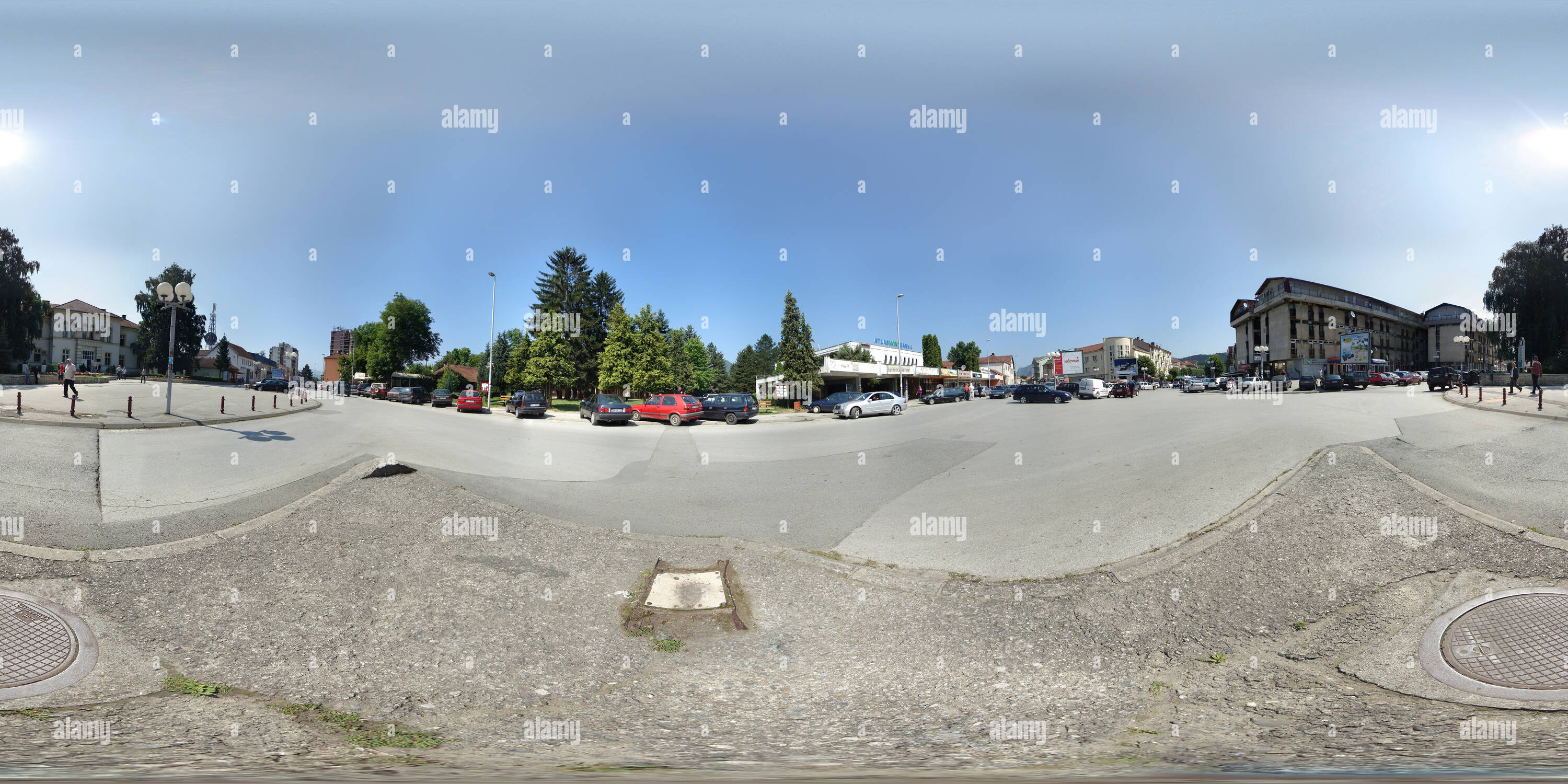 360° view of Square In Berane - Alamy