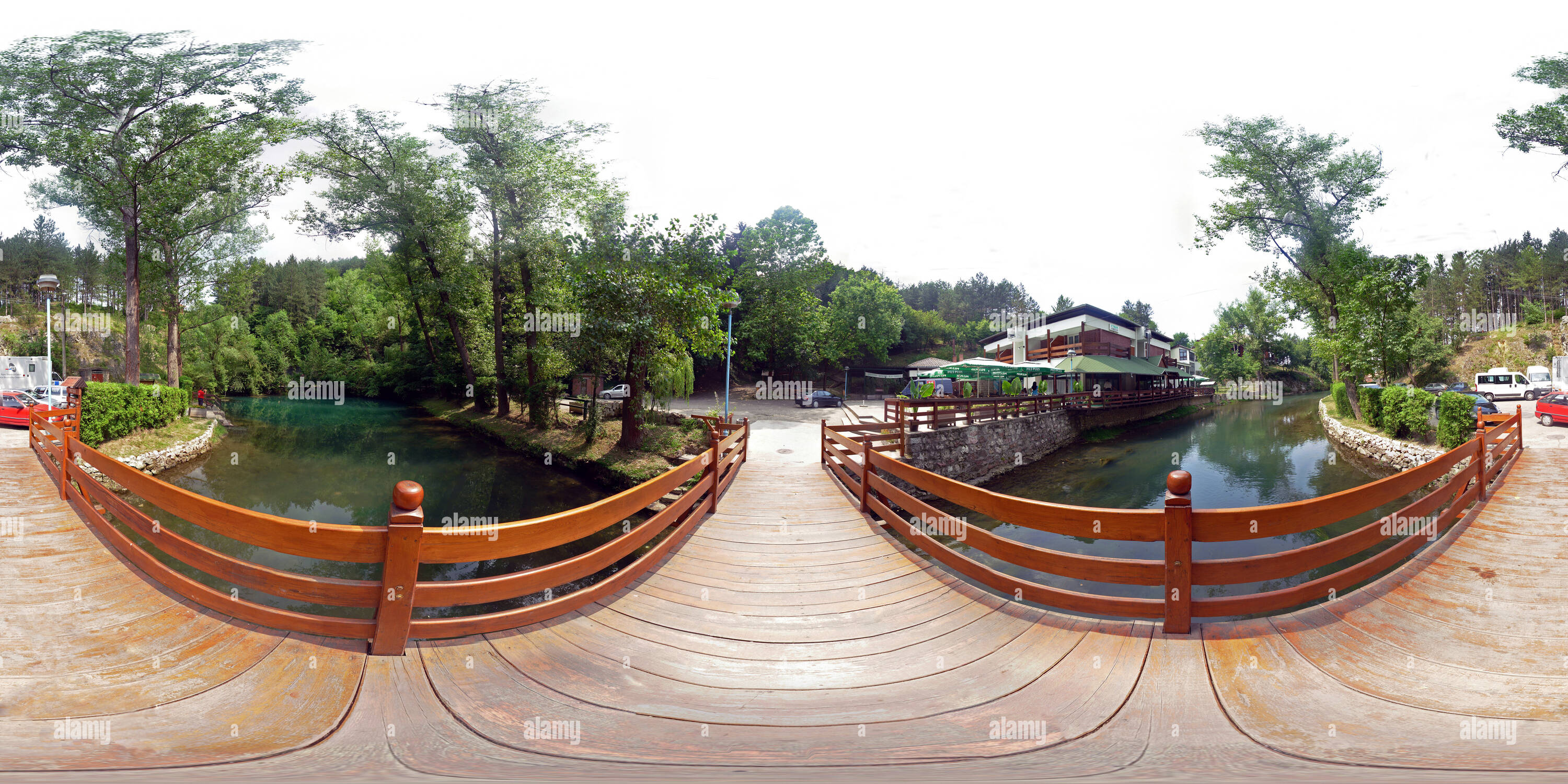 360° view of River Mlava spring (izvor Mlave, Zagubica - Alamy
