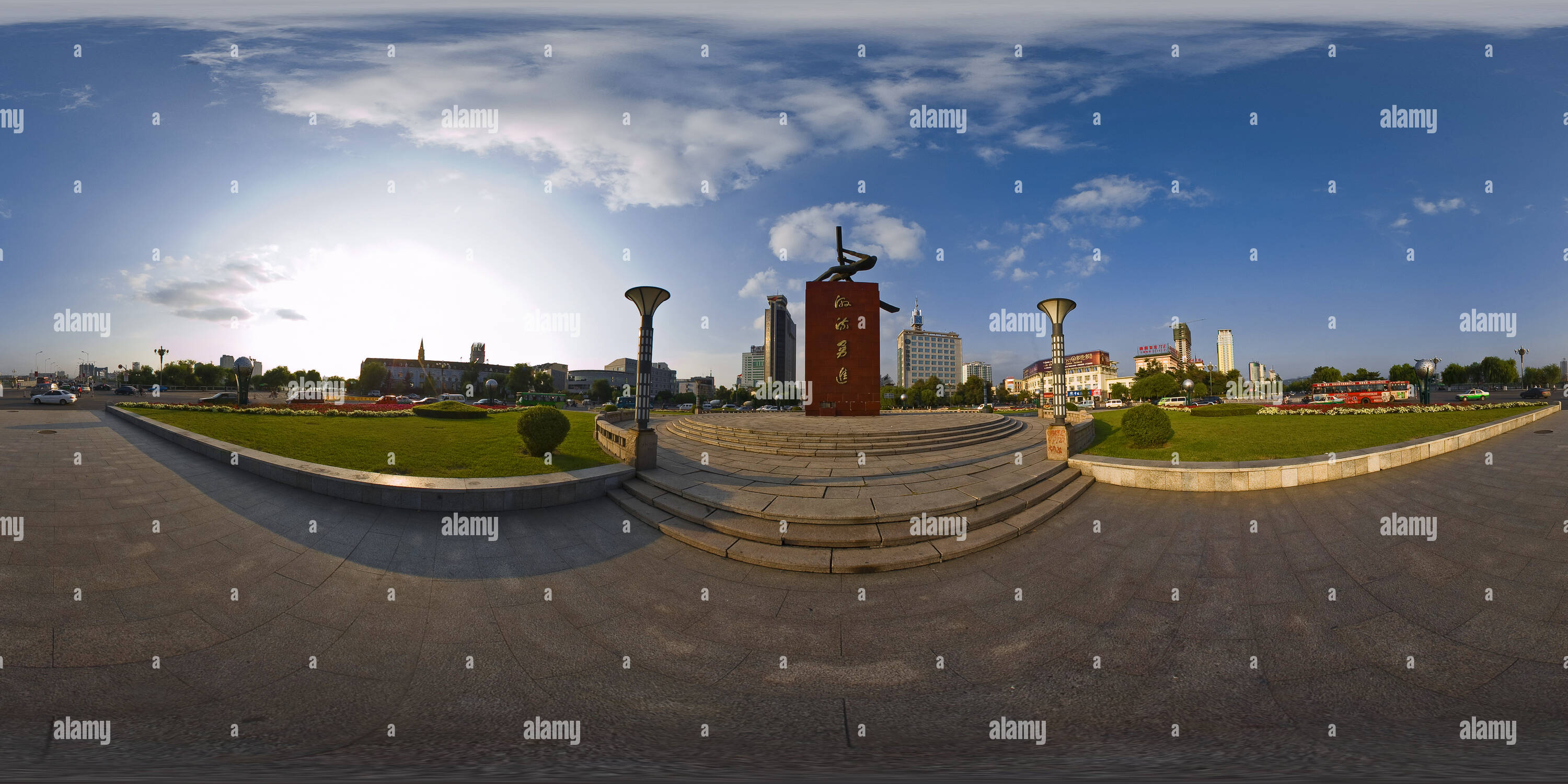 360° view of Jilin Bridge Bridge Plaza - Alamy