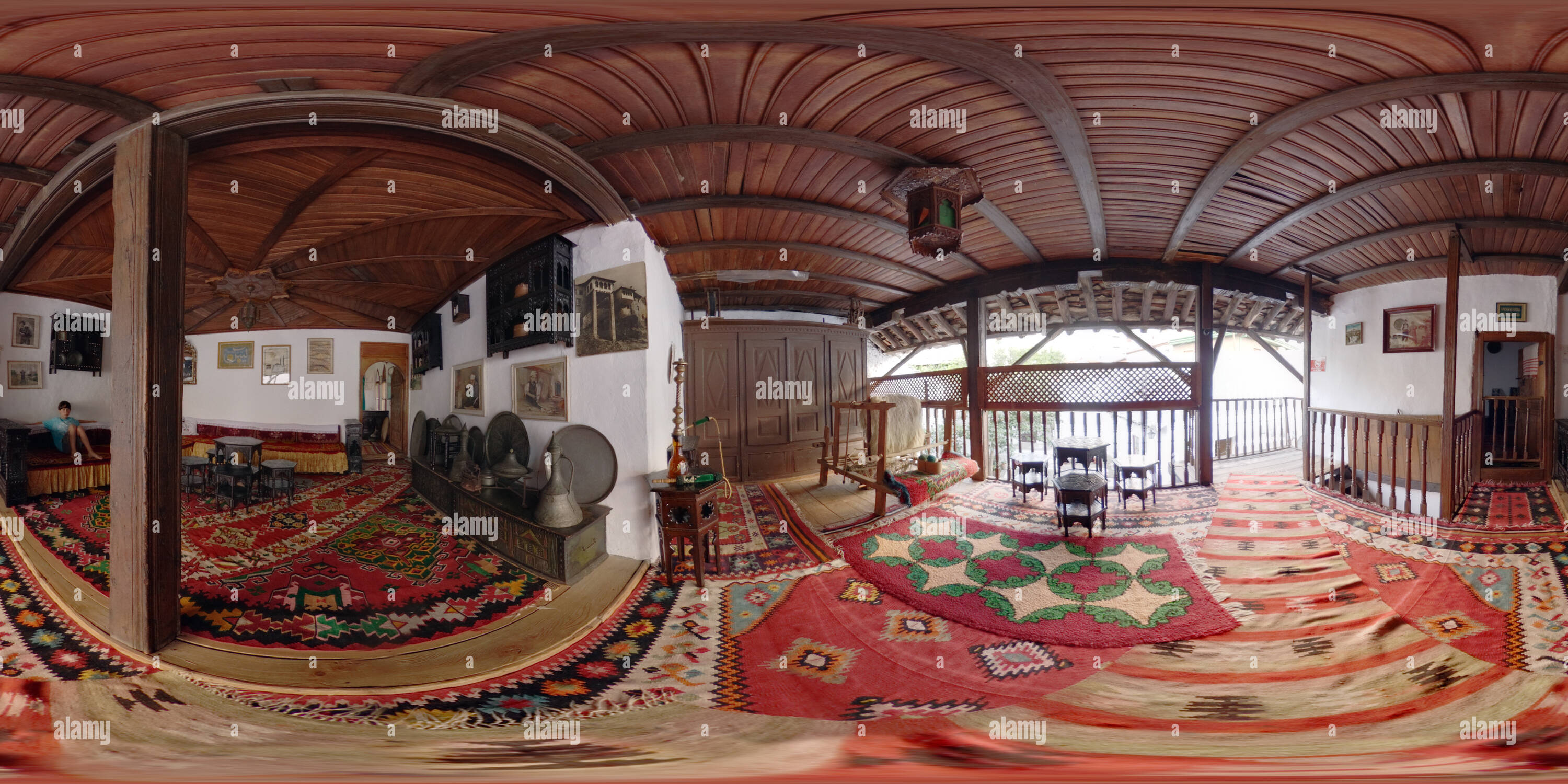 360° view of Bišćevića ćošak, turkish house in Mostar - Alamy