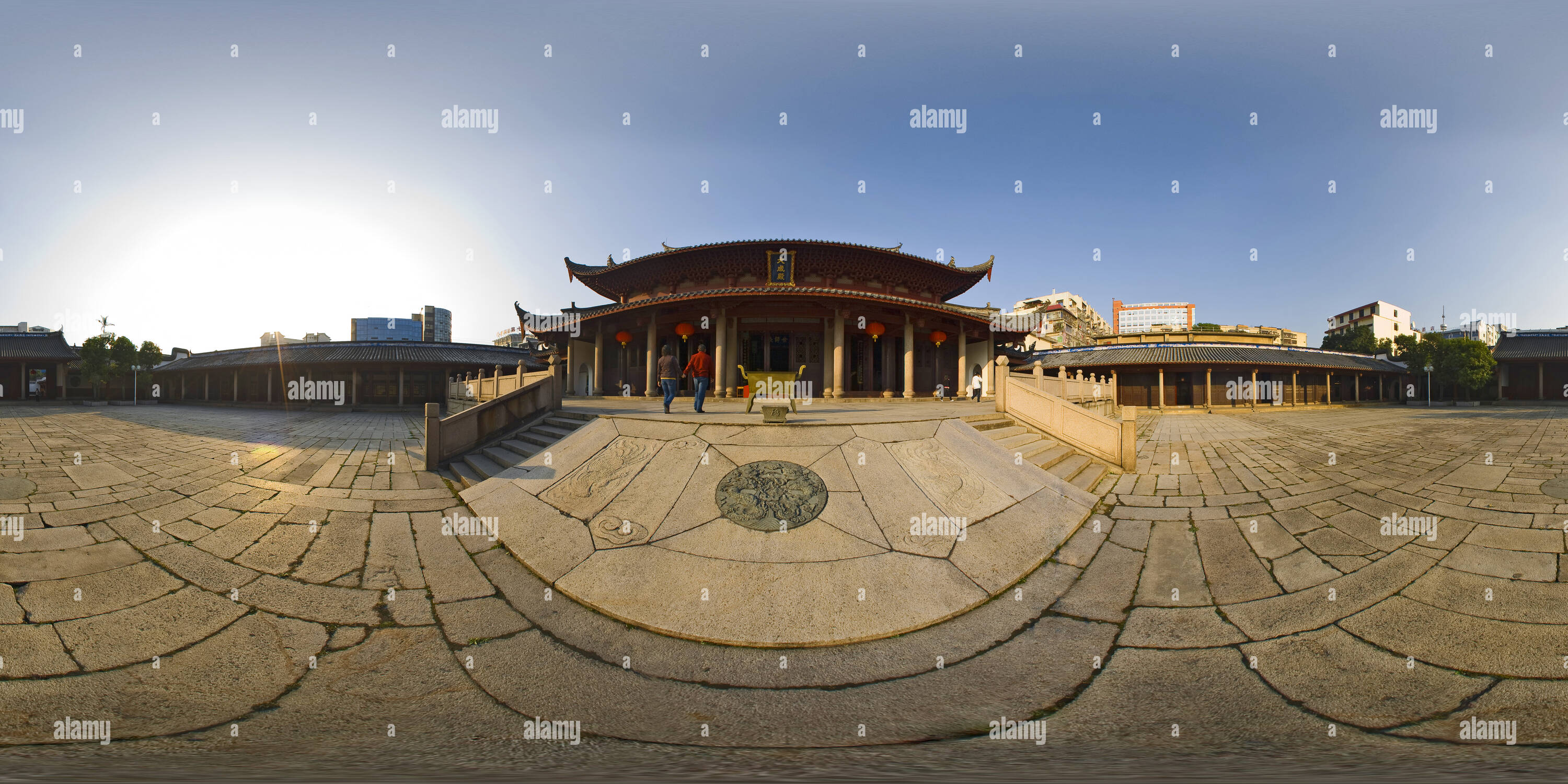 360° view of Temple in Fuzhou - Alamy