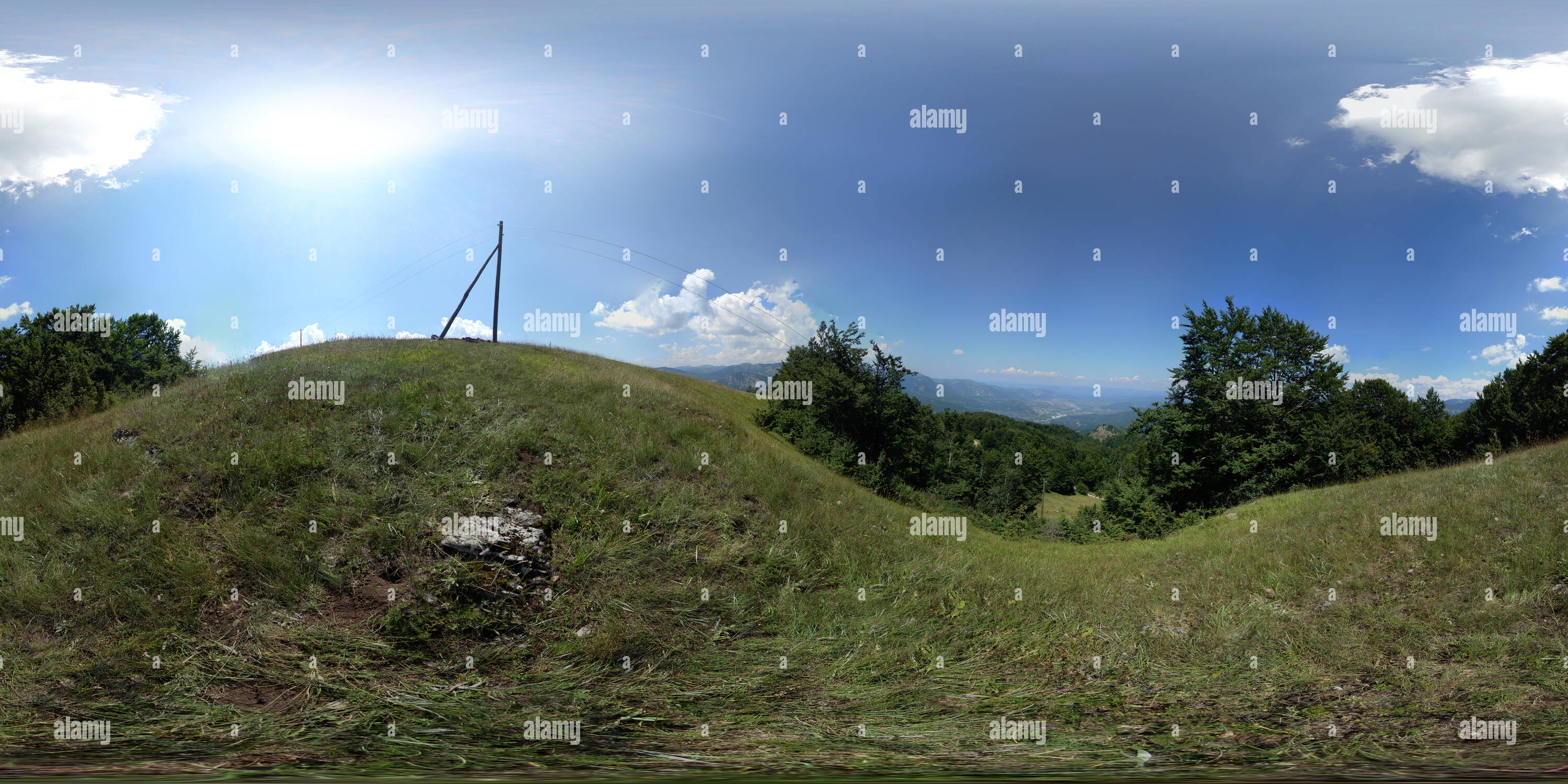 360° view of View On Berane From Balj - Alamy