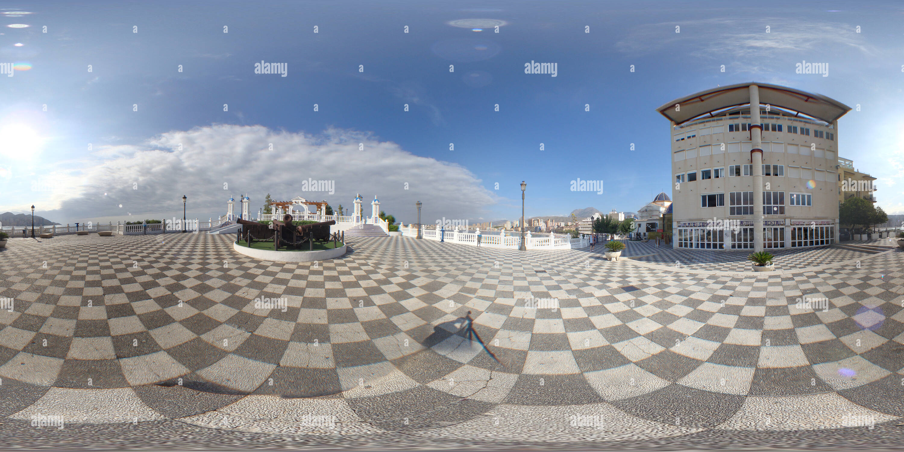 360° view of Benidorm Castle 4 www.tourvr360.tk - Alamy