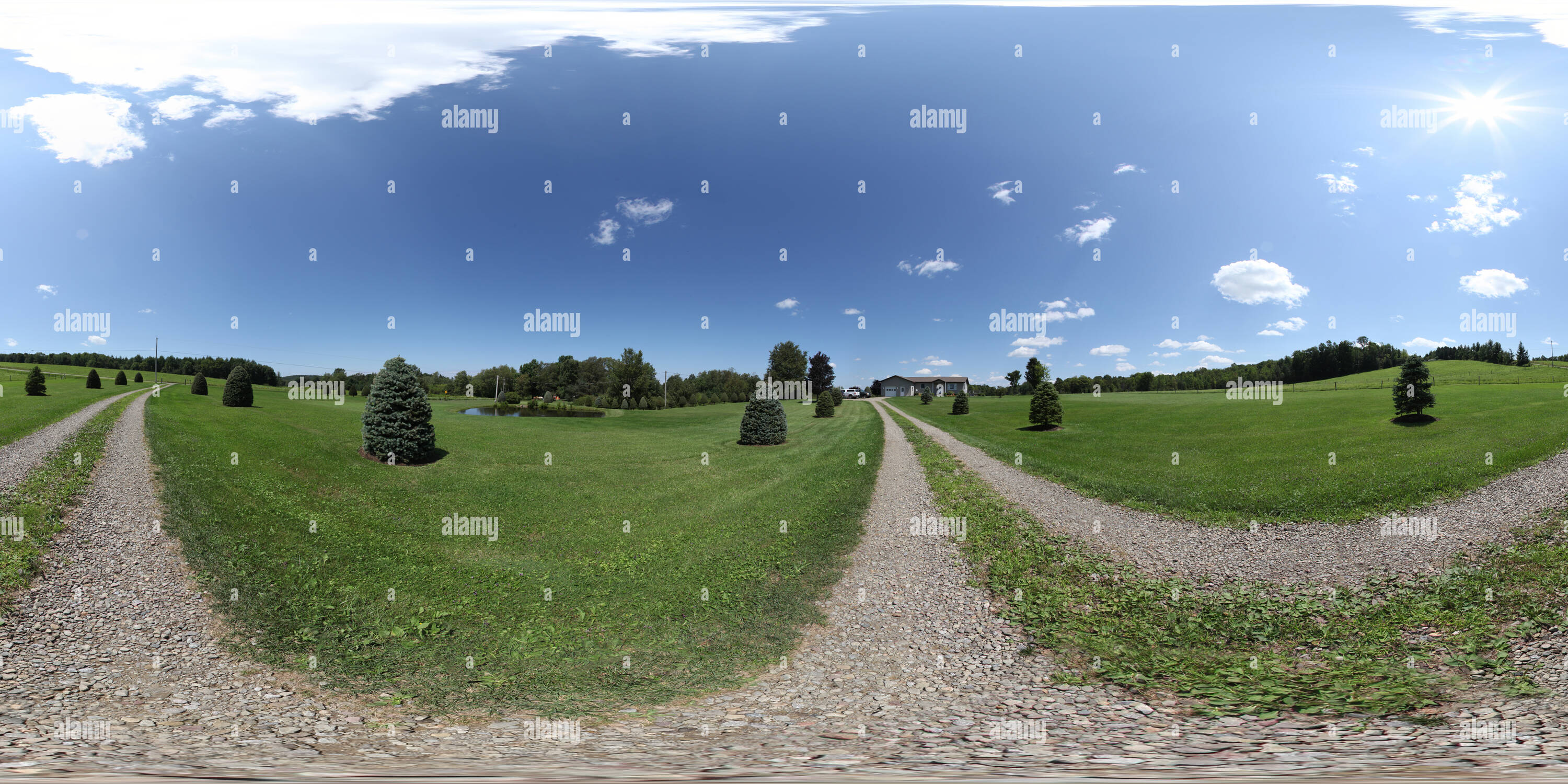 360° view of Rural New York - Alamy