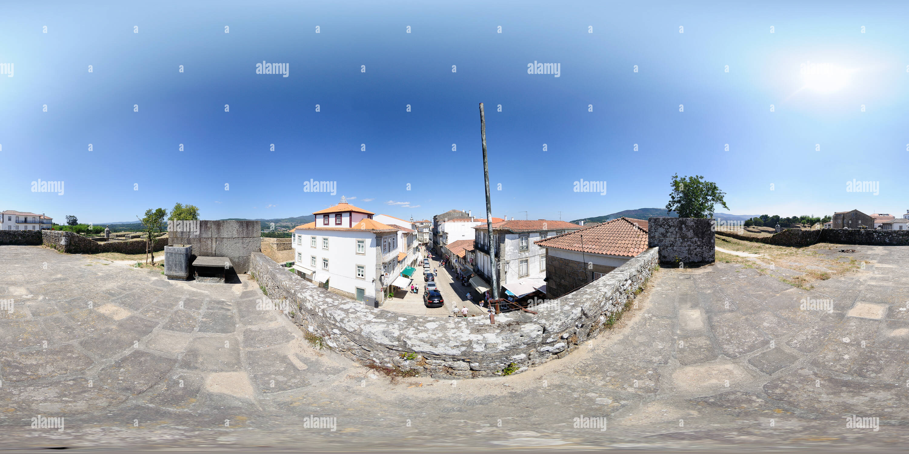 360° view of Fortaleza de Valença - Alamy