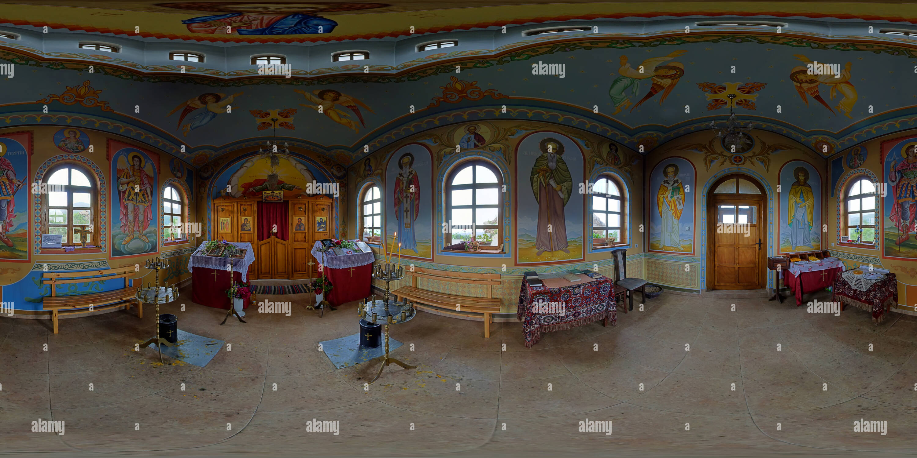 360° view of Sts Constantine and Helena chapel, Mirkovo, Bulgaria - Alamy