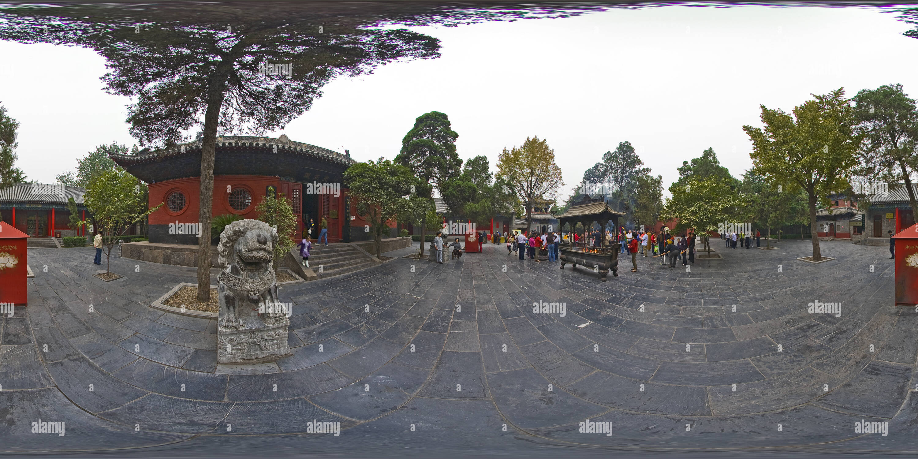 360° view of Luoyang White Horse Temple King Hall - Alamy