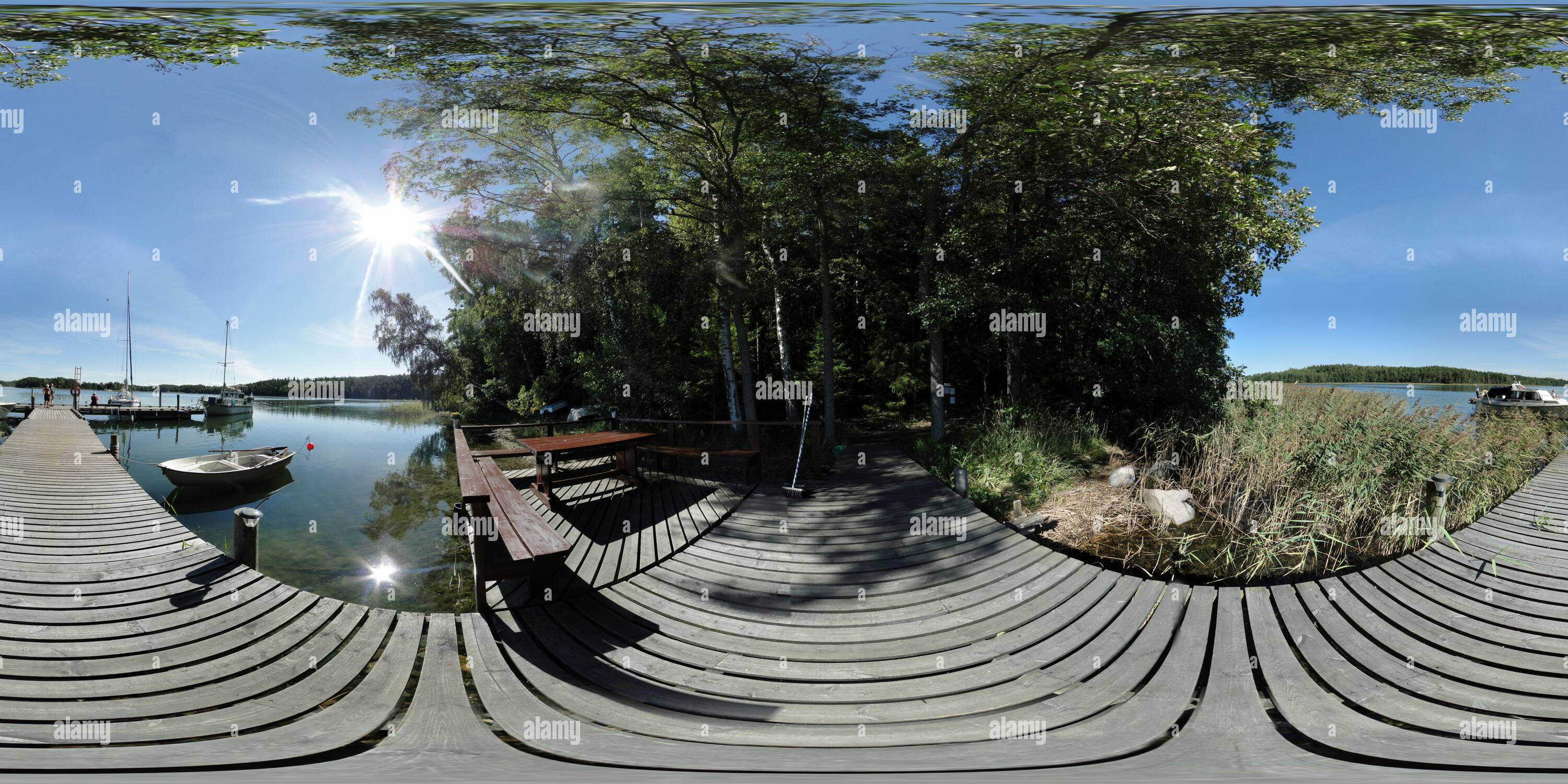 360° view of Noon at Björkholm - Alamy