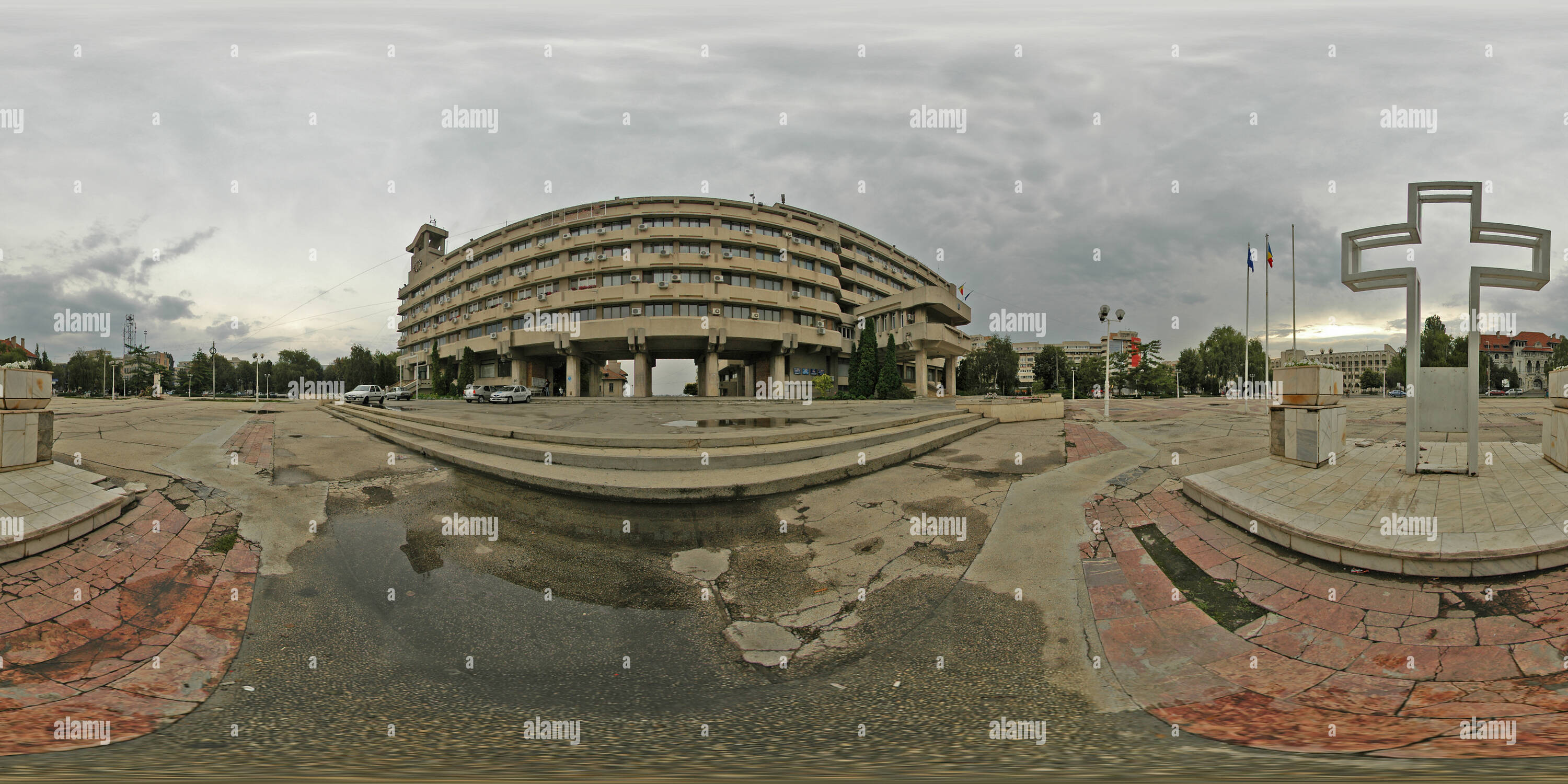 360° view of Braila County Hall - Alamy