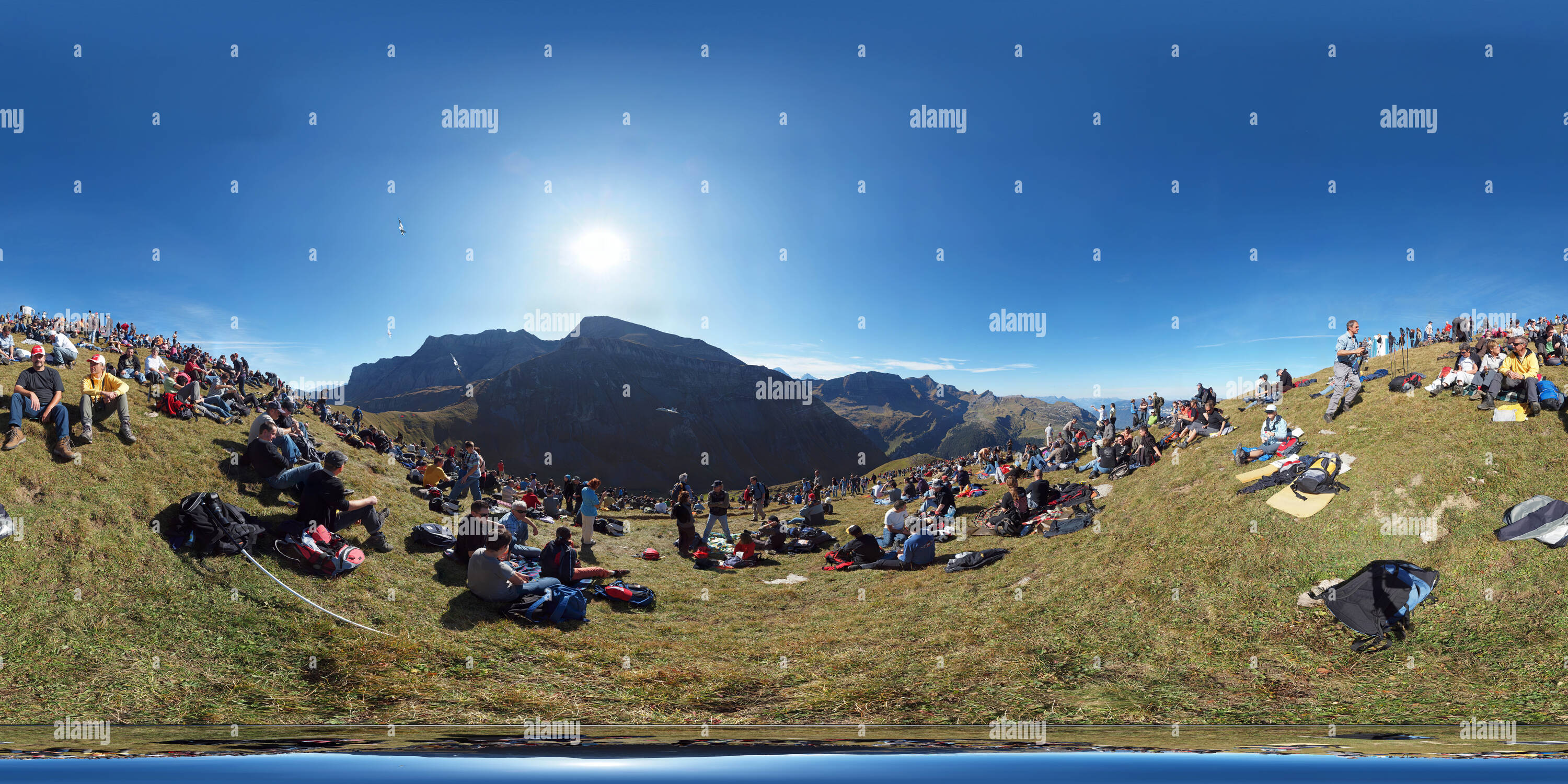 360° view of Swiss Air Force's Axalp Demonstration - Alamy