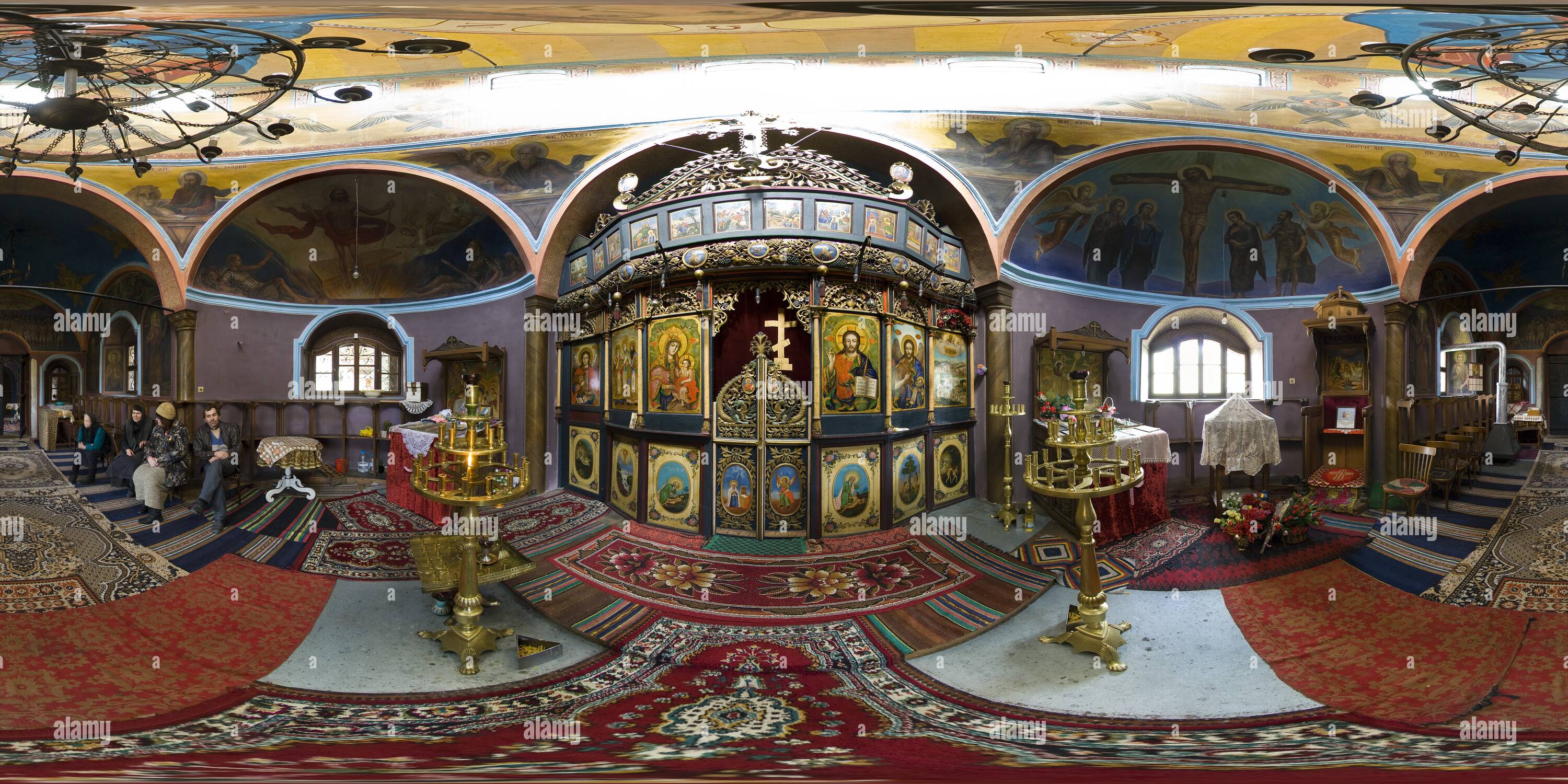360° view of St Forty Martyrs Monastery in Merdanya - Alamy