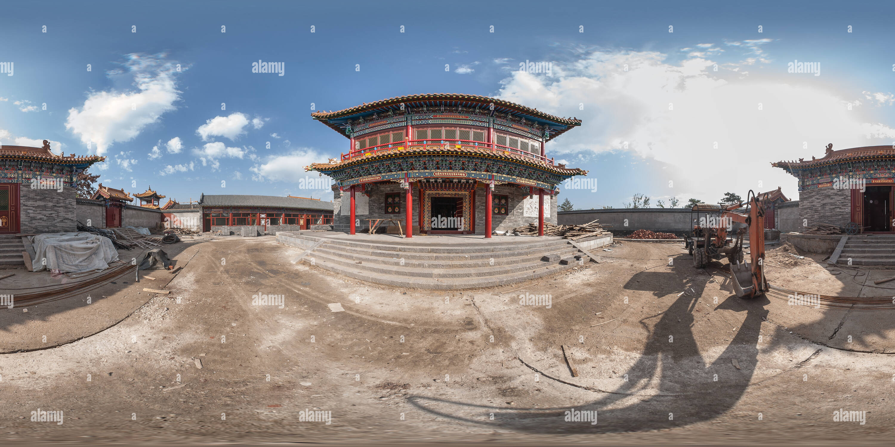 360° view of Hohhot Big Call Temple Goddess Of Mercy Temple Thousand ...