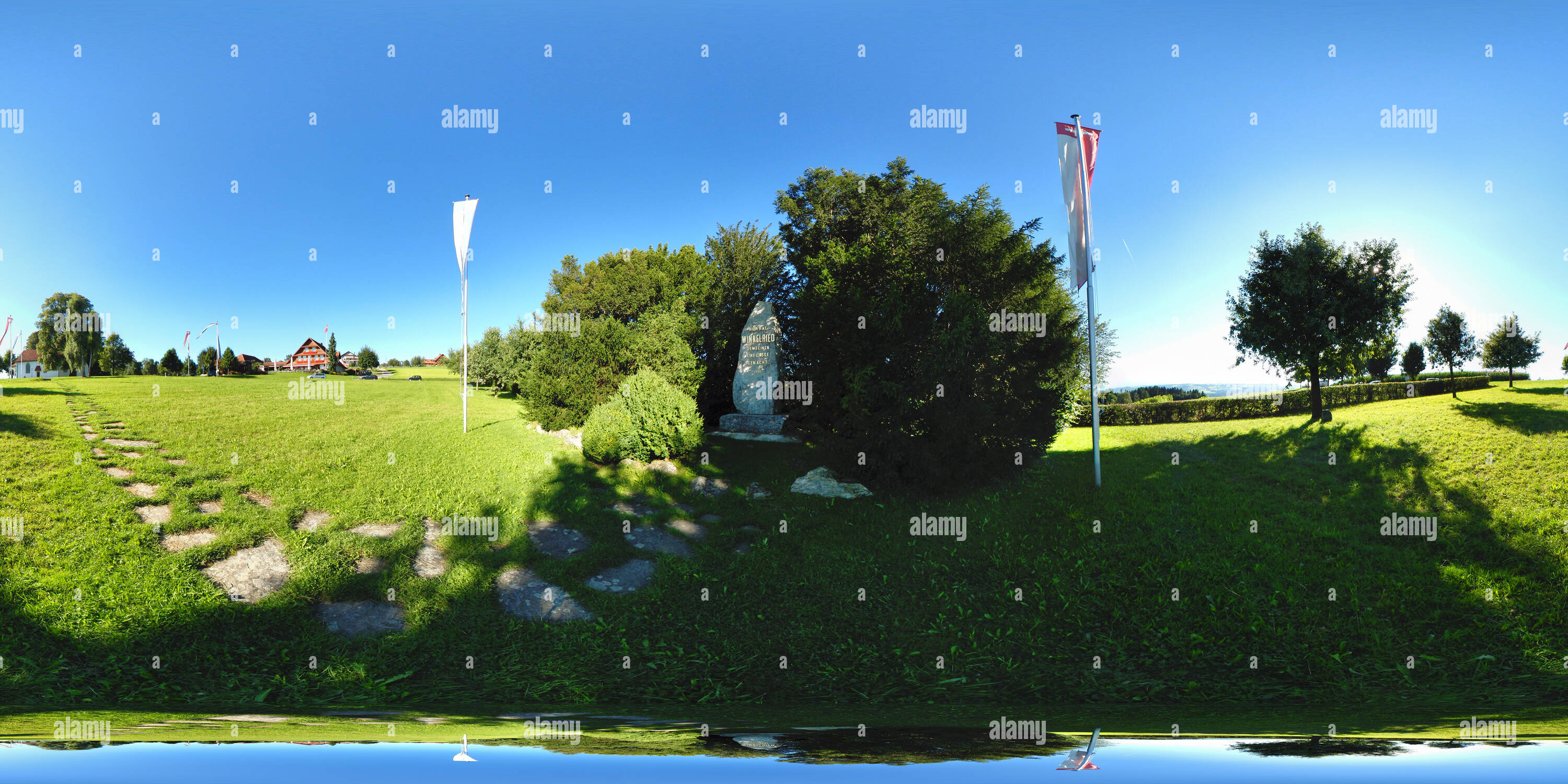 360° view of Winkelried monument - Battle of sempach - Alamy