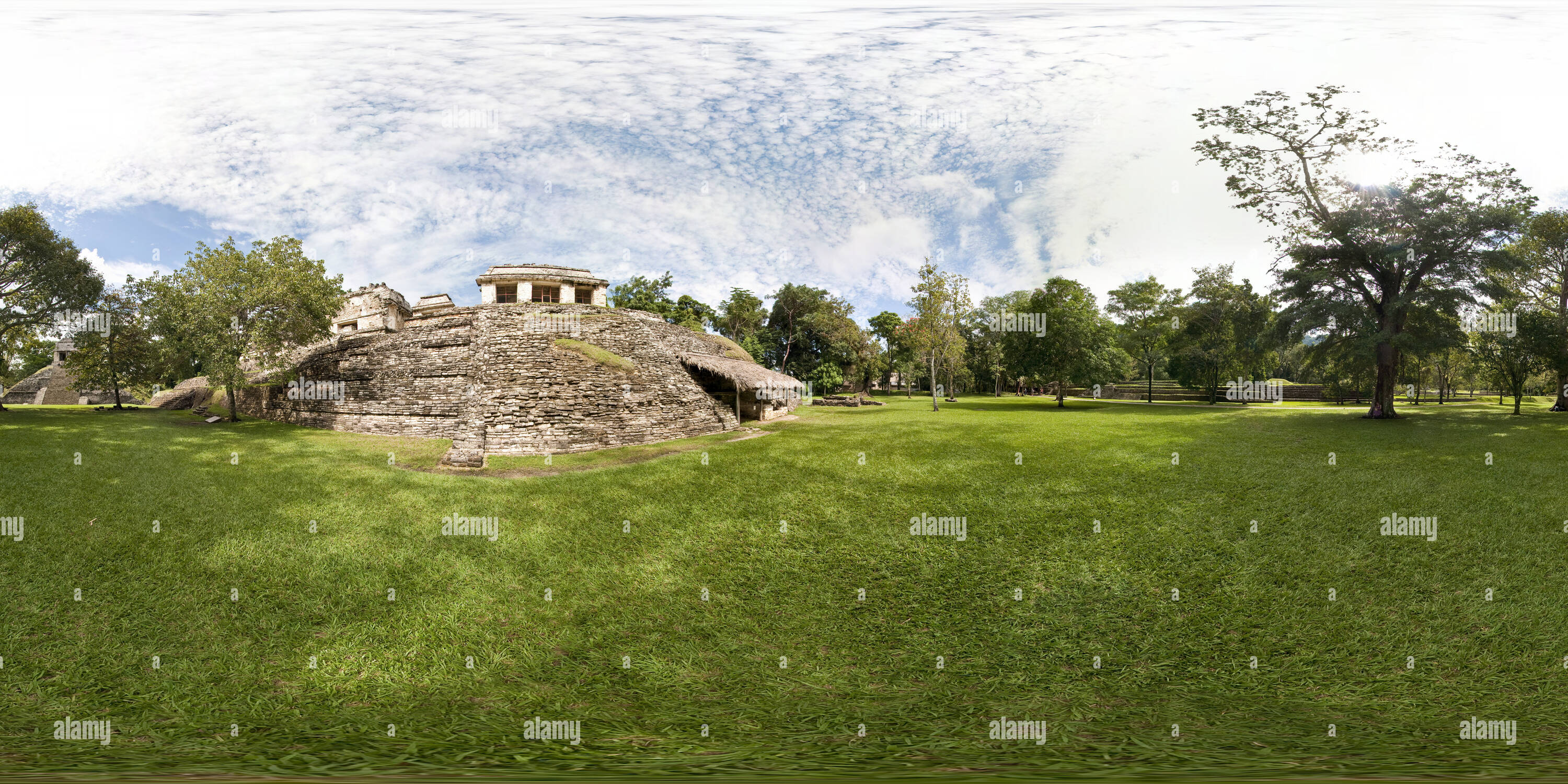 360° view of More Ruins at Palenque - Alamy