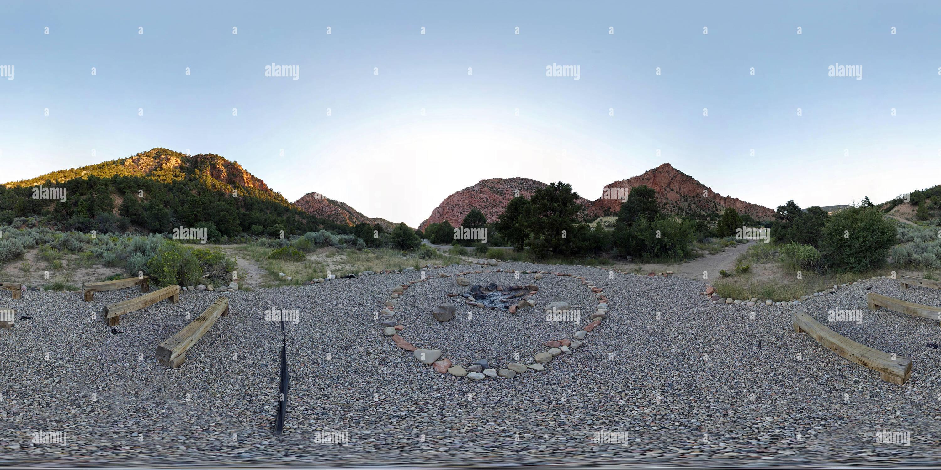 360° view of SWF Campfire Circle - Alamy
