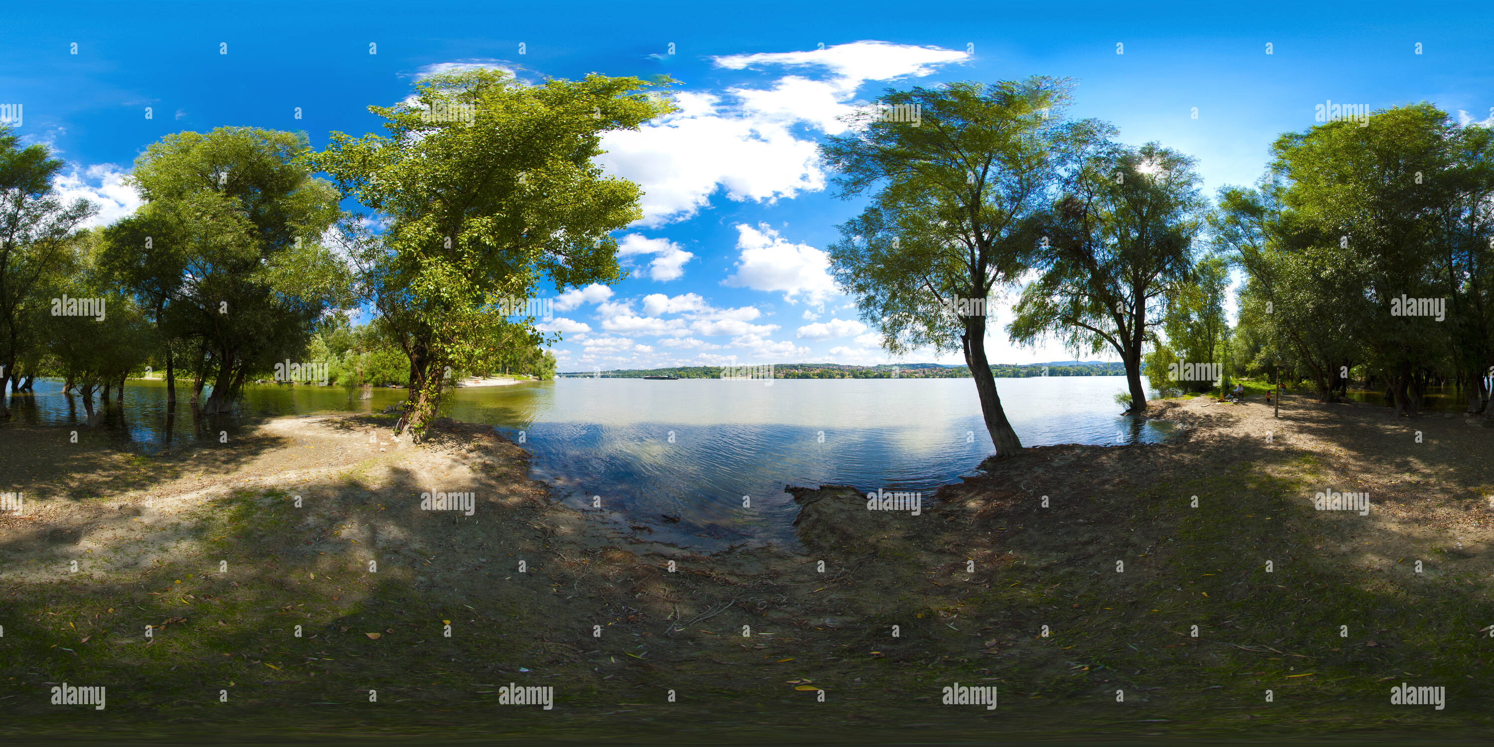 360° view of Dunavac at Novi Sad - Alamy