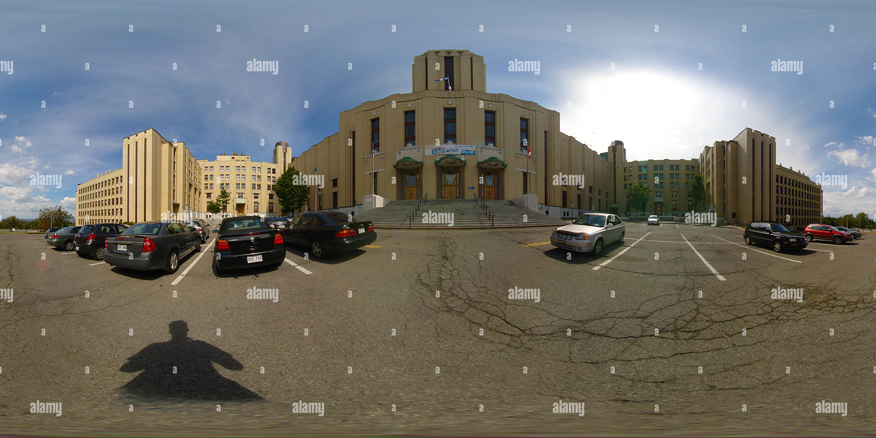 360° view of University of Montreal - Main Building - Alamy