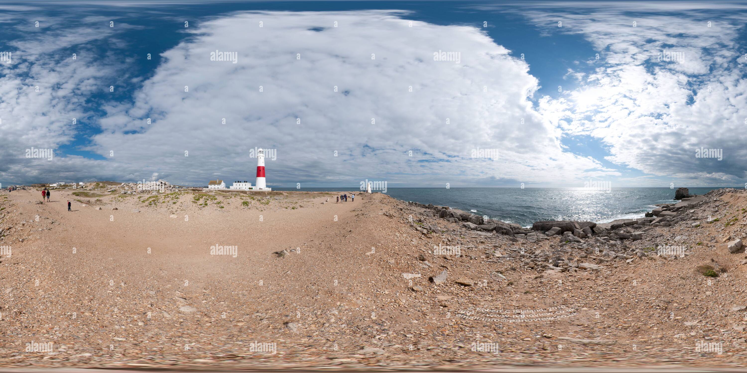 360° view of Portland Bill Lighthouse, Portland Bill - Alamy