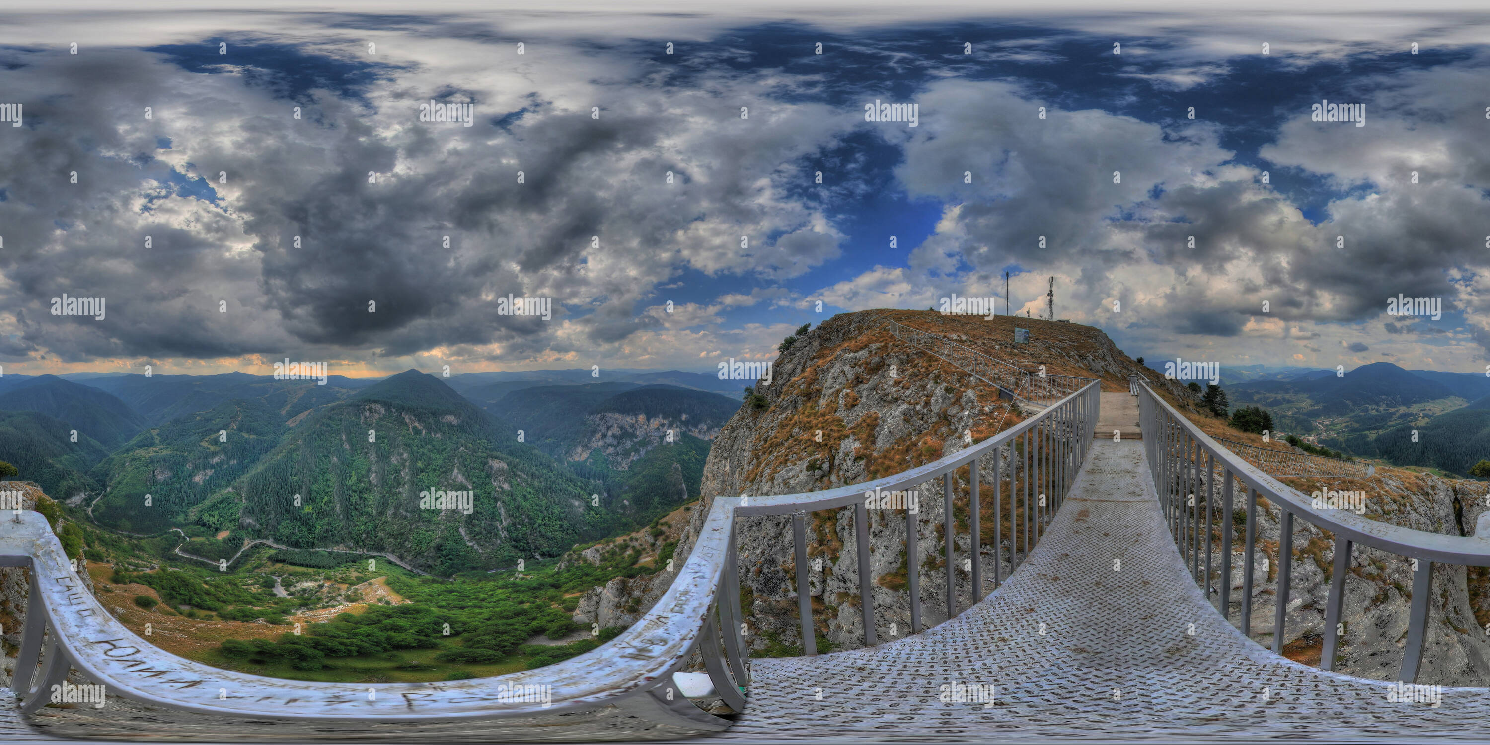 360° view of The Eagle Eye at Yagodina, Bulgaria - Alamy
